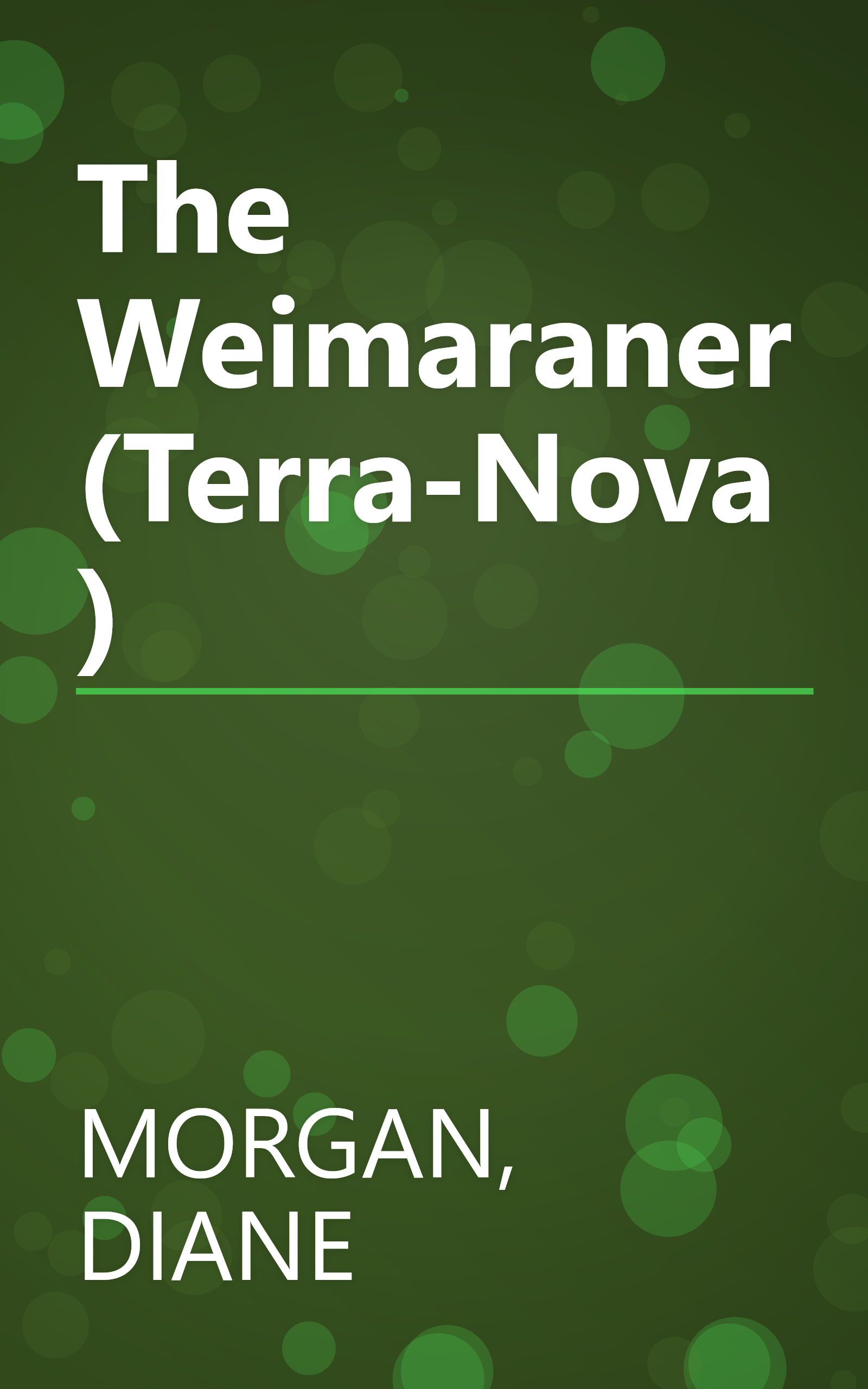 The Weimaraner (Terra-Nova) book cover