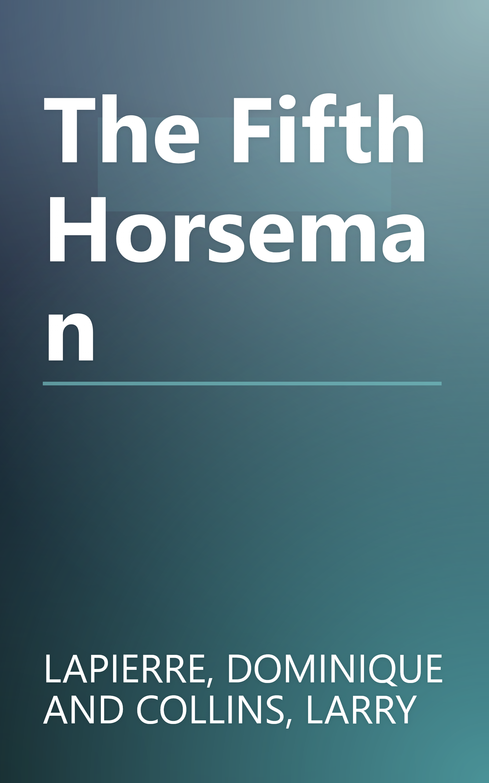 The Fifth Horseman book cover