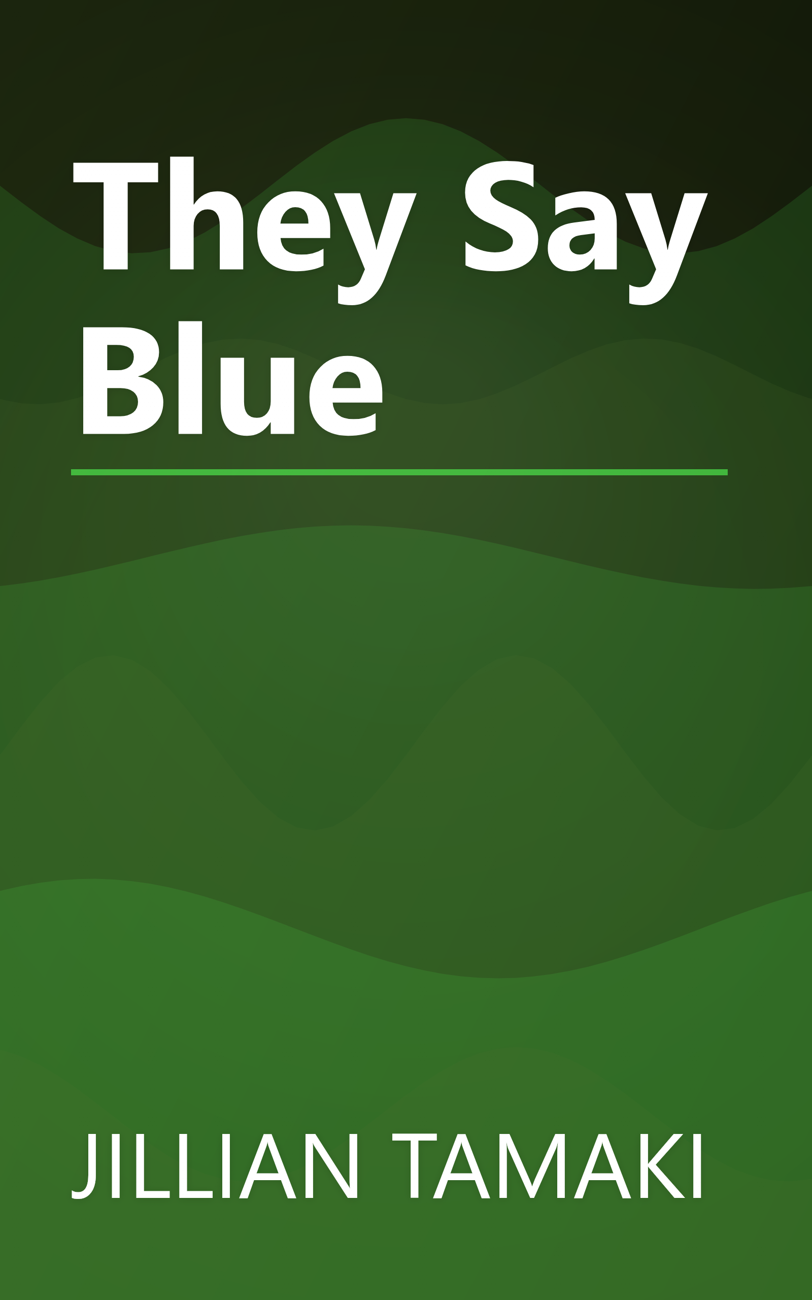 They Say Blue book cover