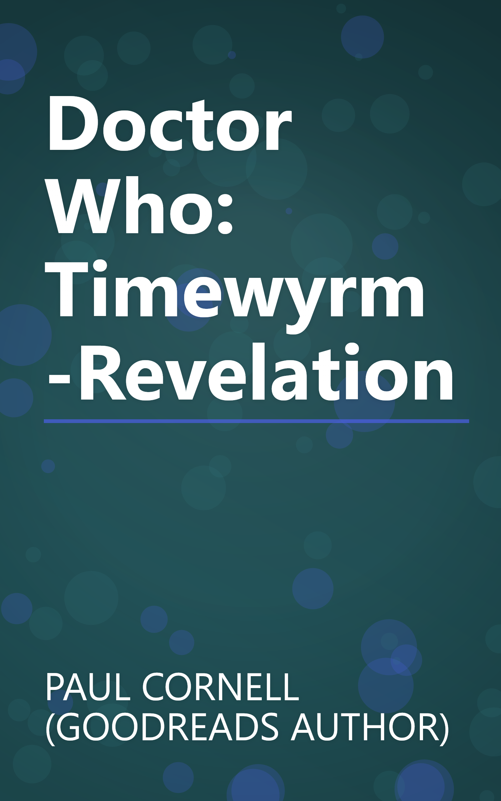 Doctor Who: Timewyrm-Revelation book cover