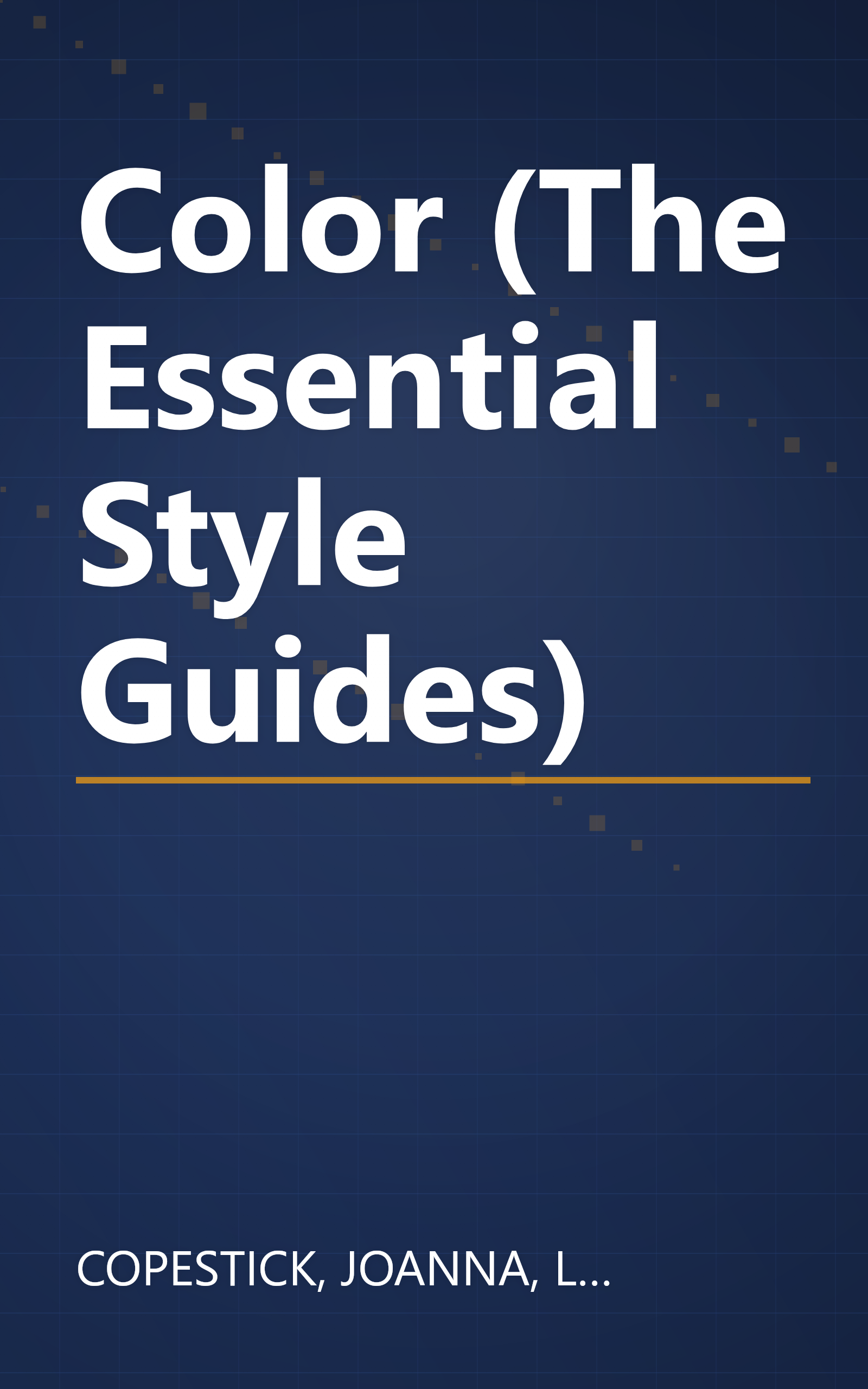 Color (The Essential Style Guides) book cover