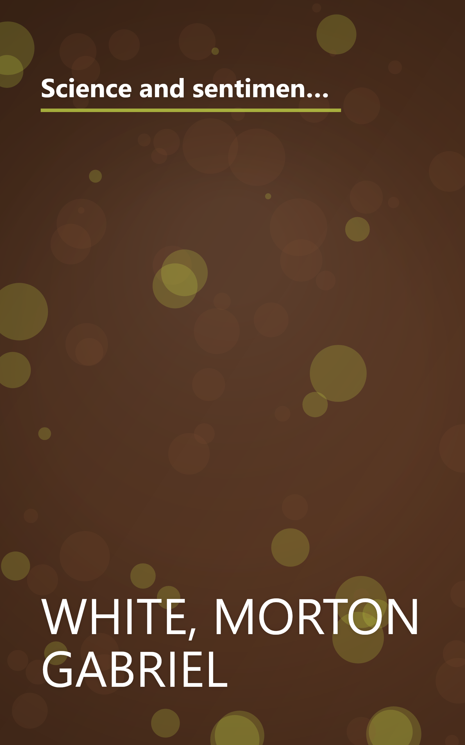 Science and sentiment in America;: Philosophical thought from Jonathan Edwards to John Dewey (A Galaxy book 391) book cover