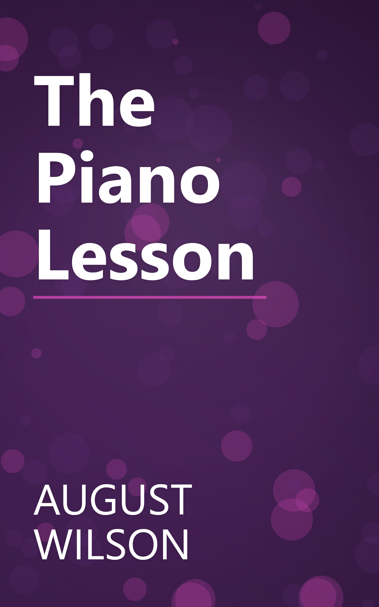 The Piano Lesson book cover