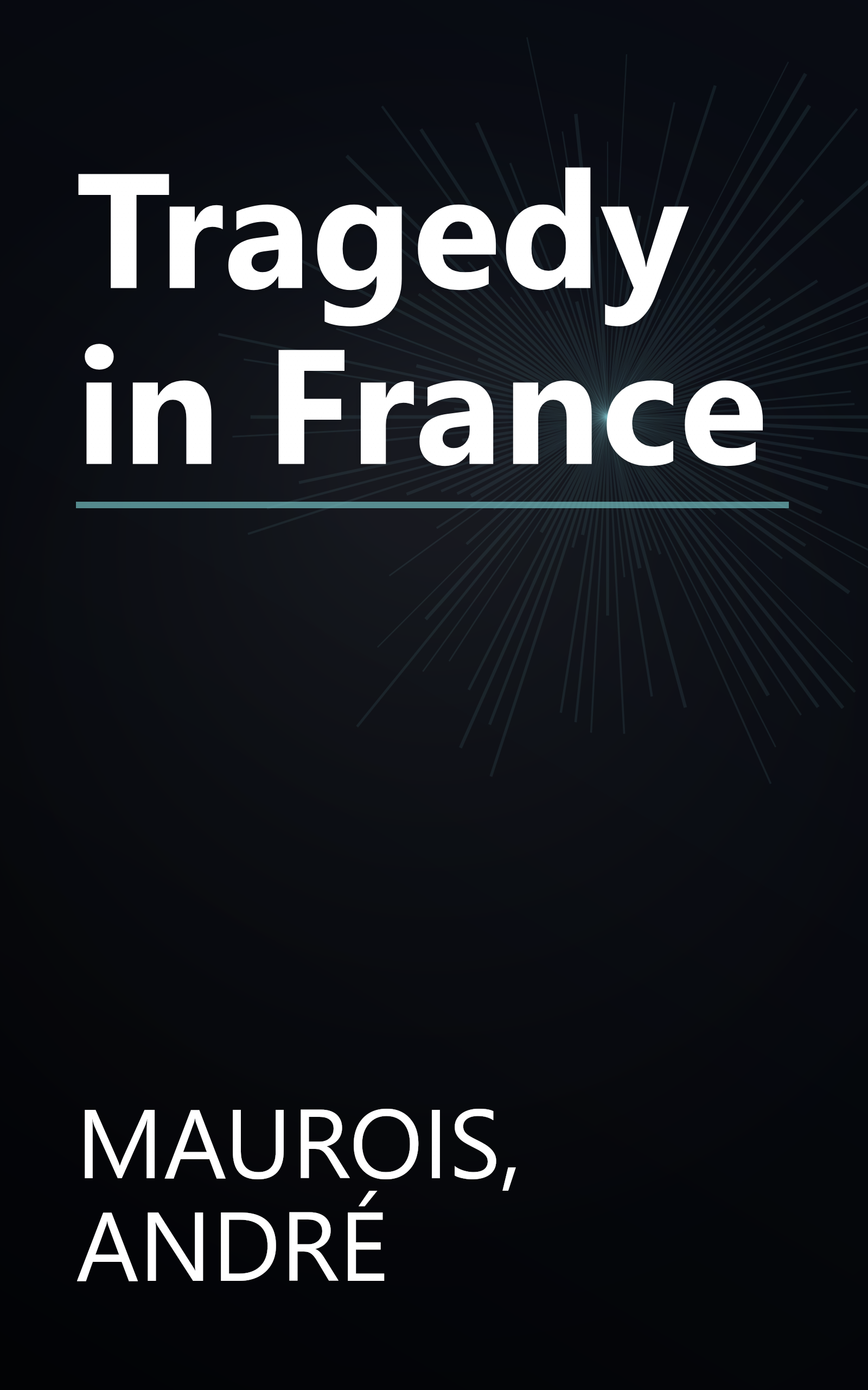 Tragedy in France book cover