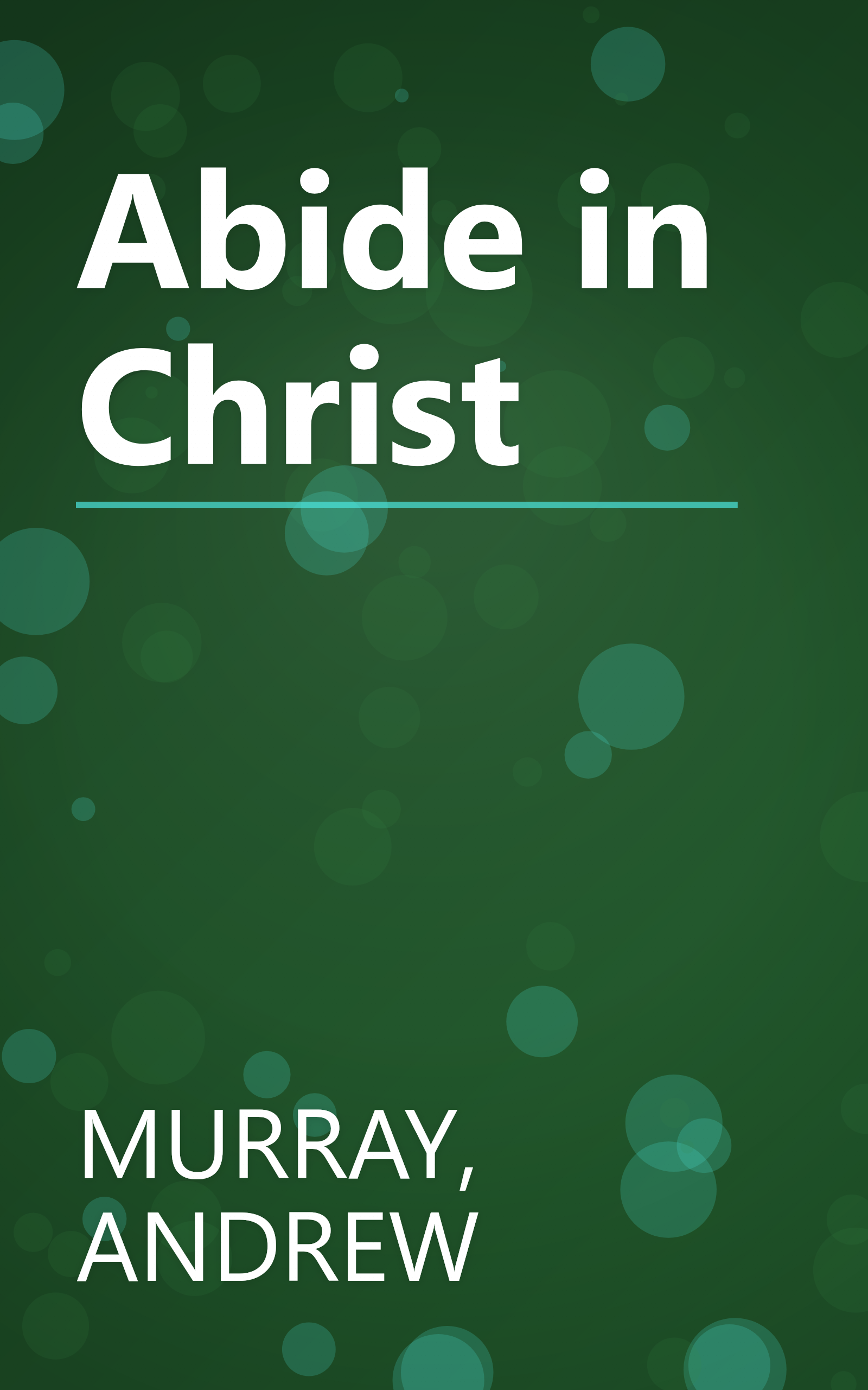 Abide in Christ book cover