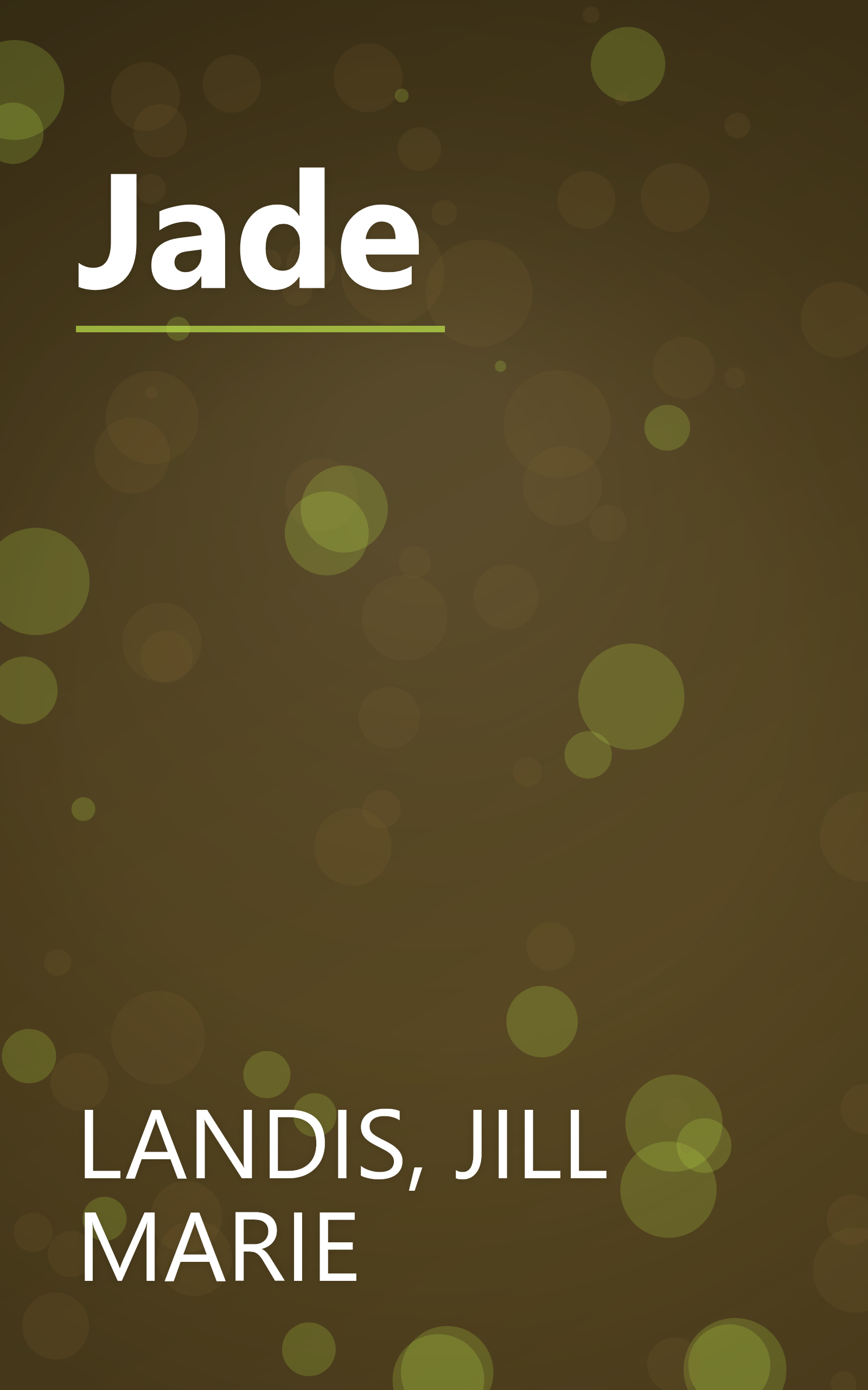 Jade book cover