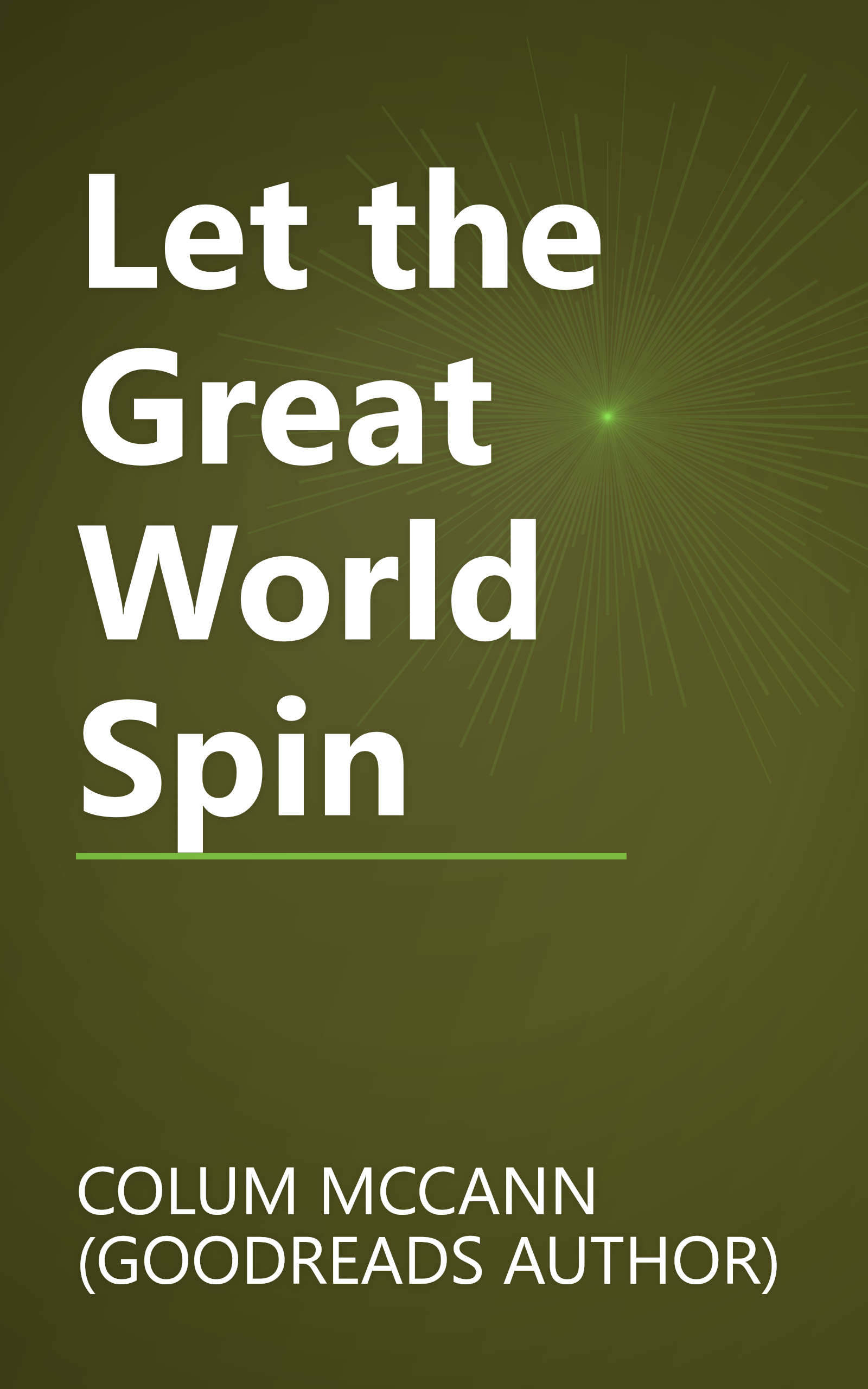 Let the Great World Spin book cover