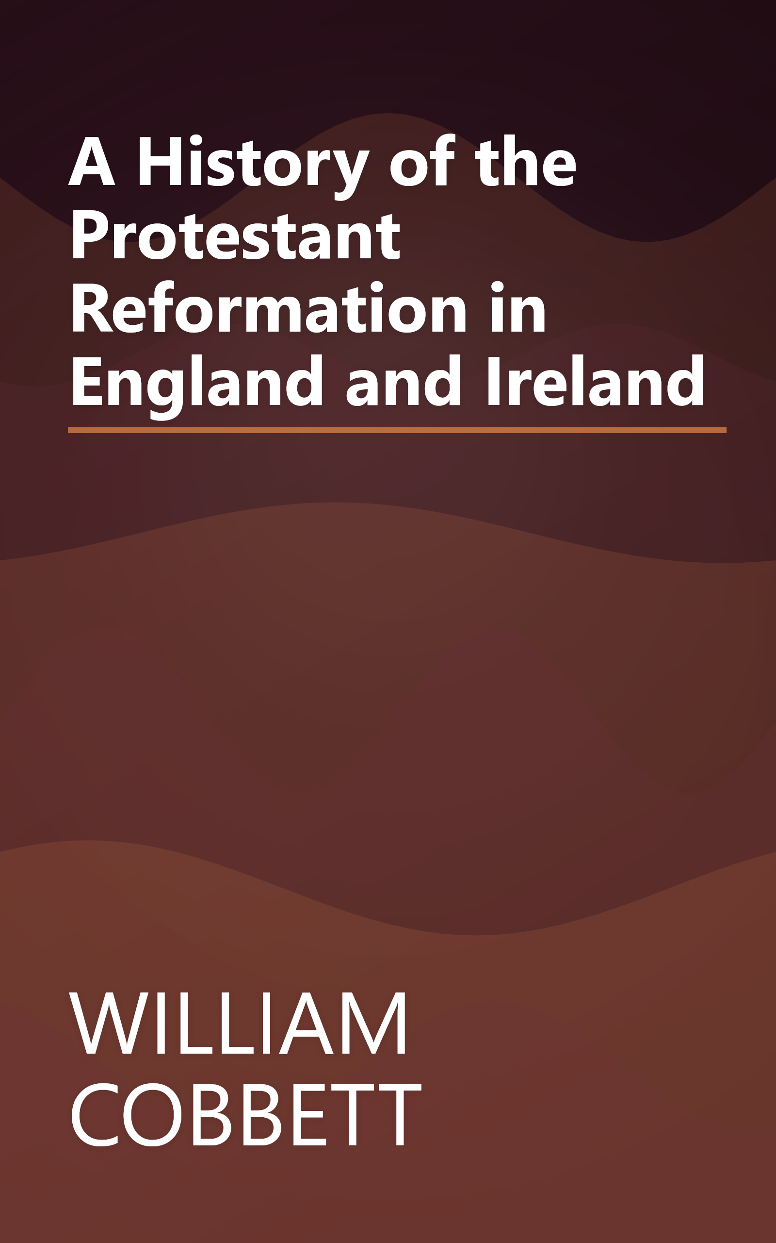 A History of the Protestant Reformation in England and Ireland book cover