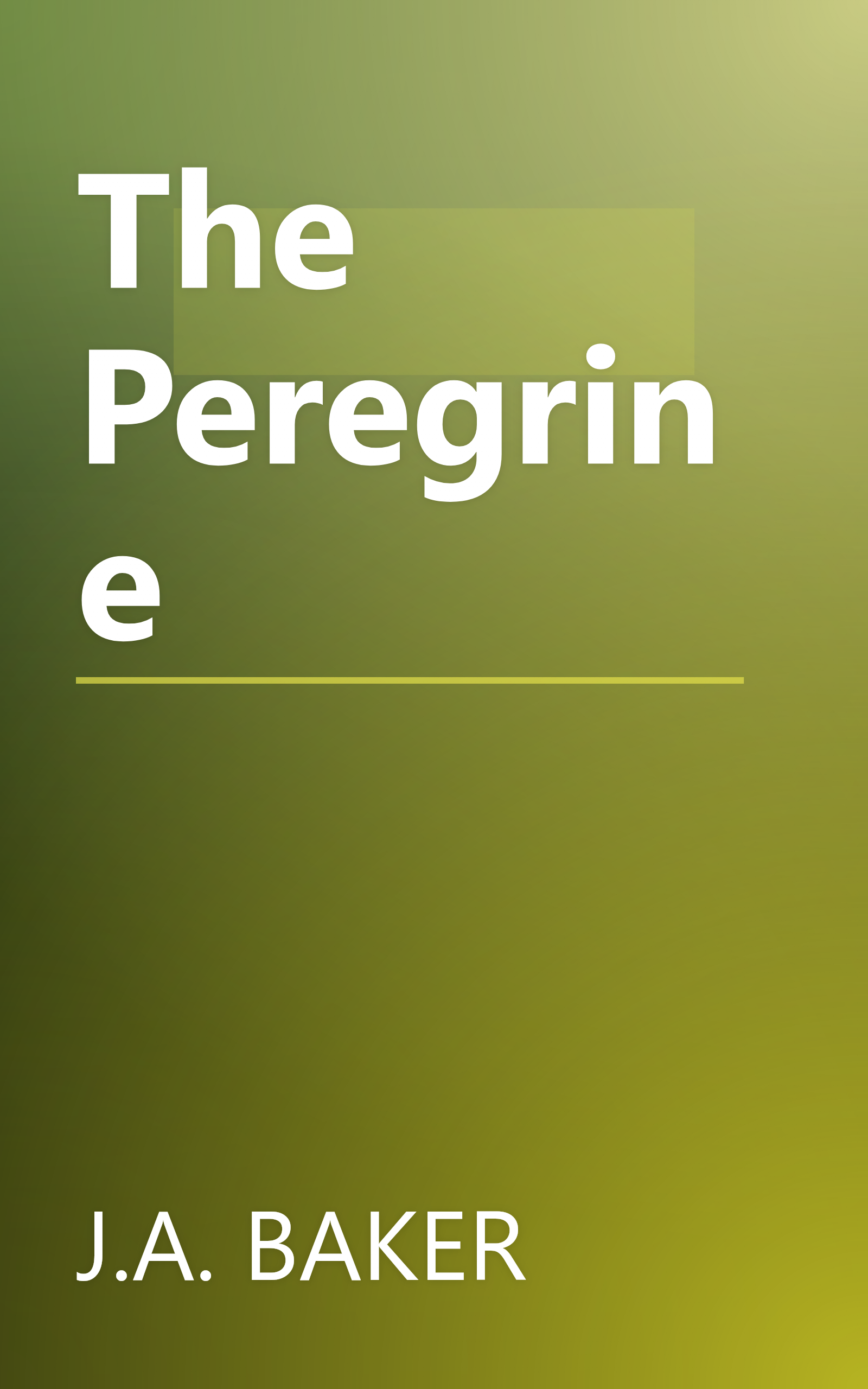 The Peregrine book cover