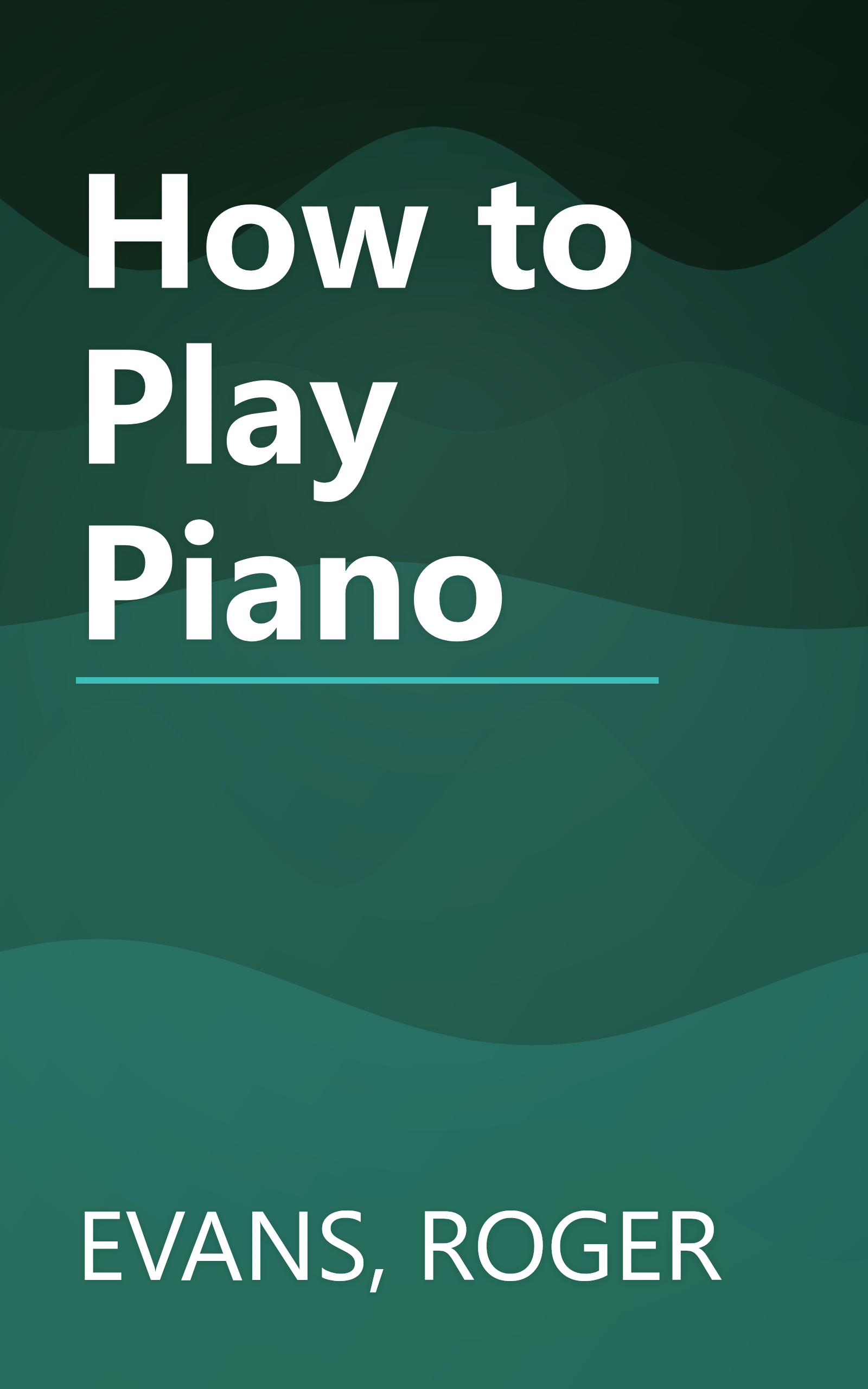 How to Play Piano book cover