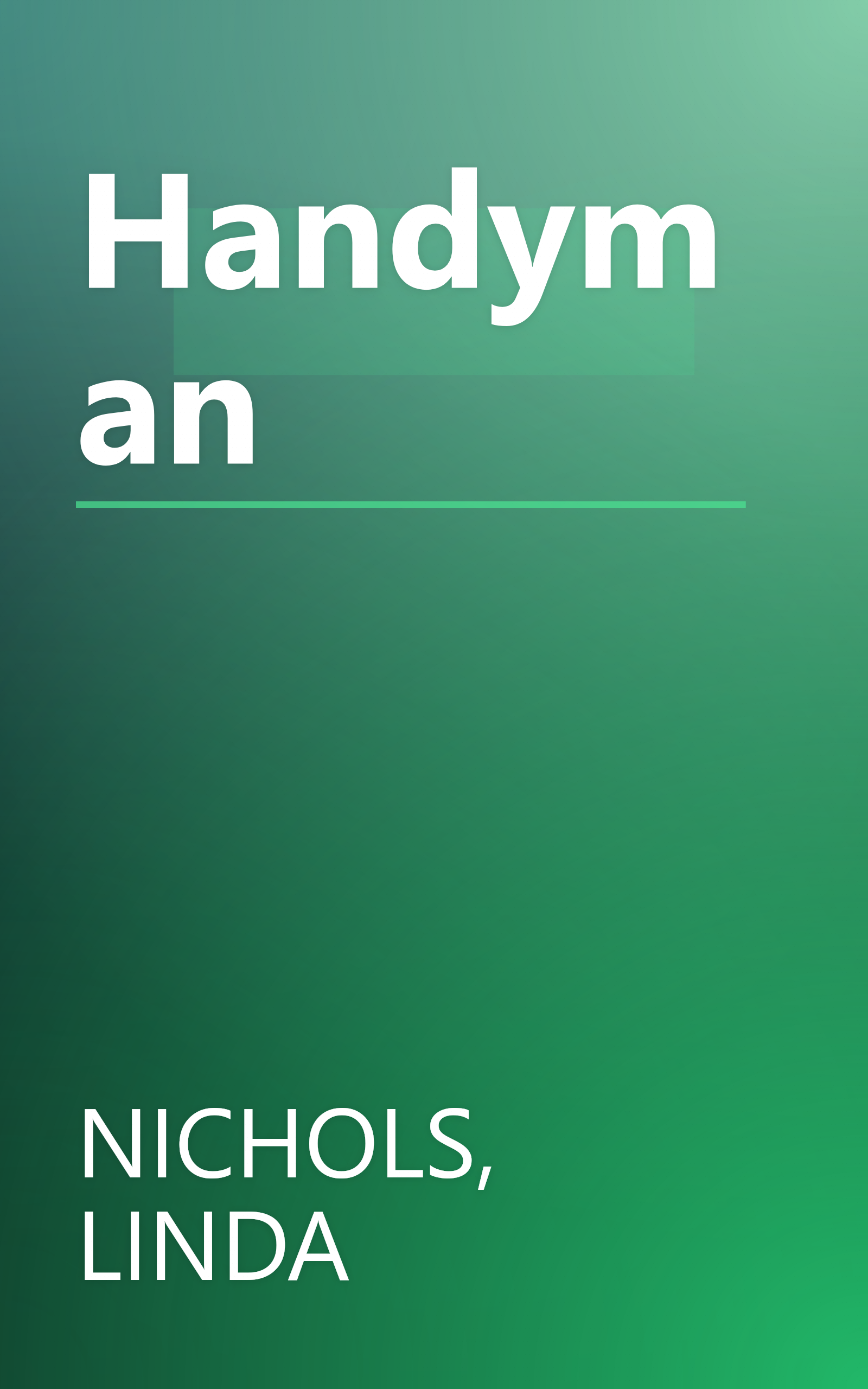 Handyman book cover