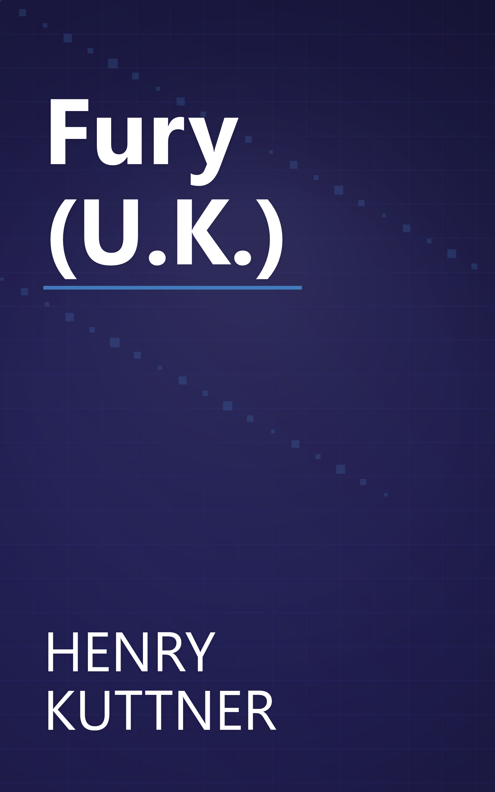 Fury (U.K.) book cover