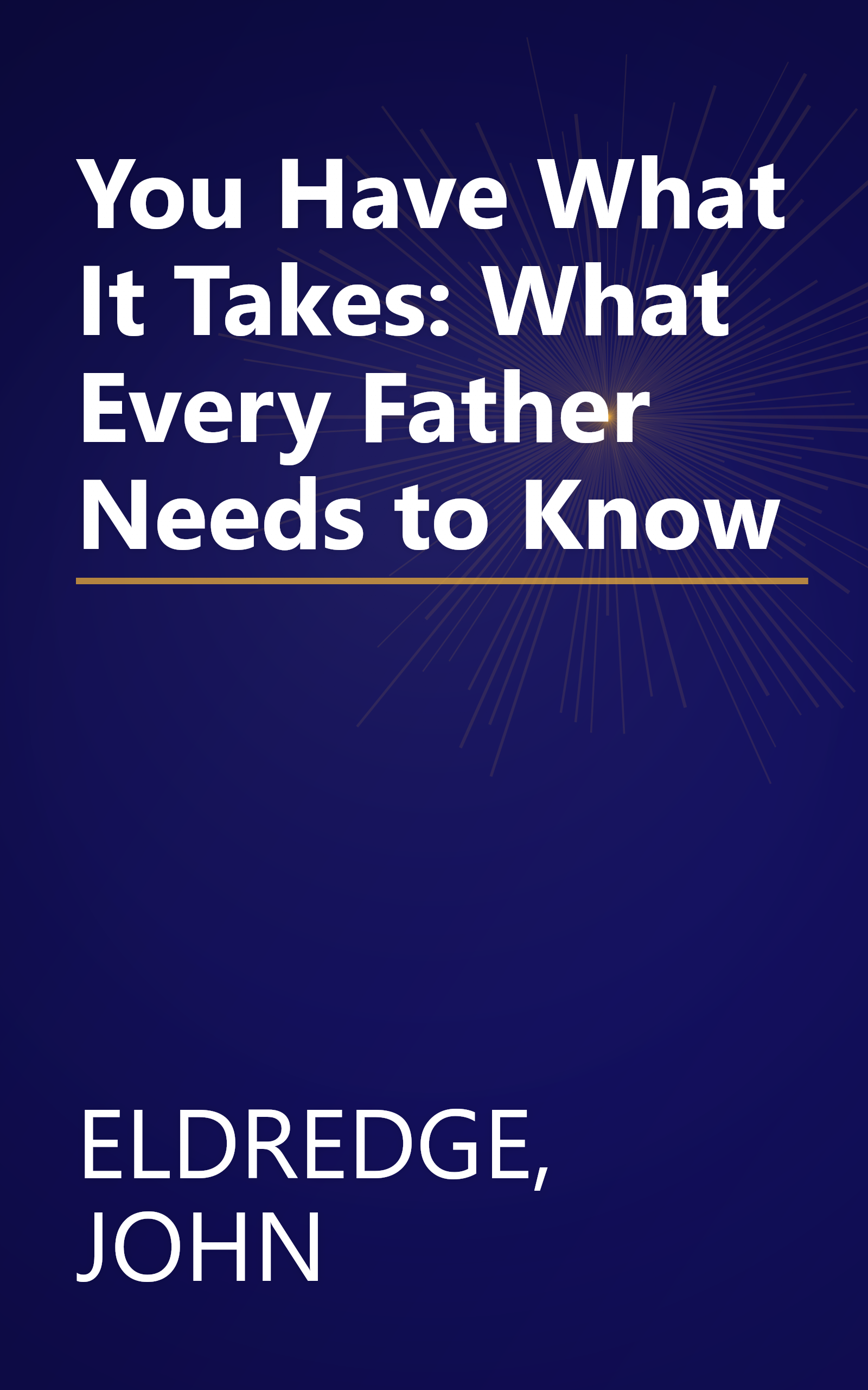 You Have What It Takes: What Every Father Needs to Know book cover