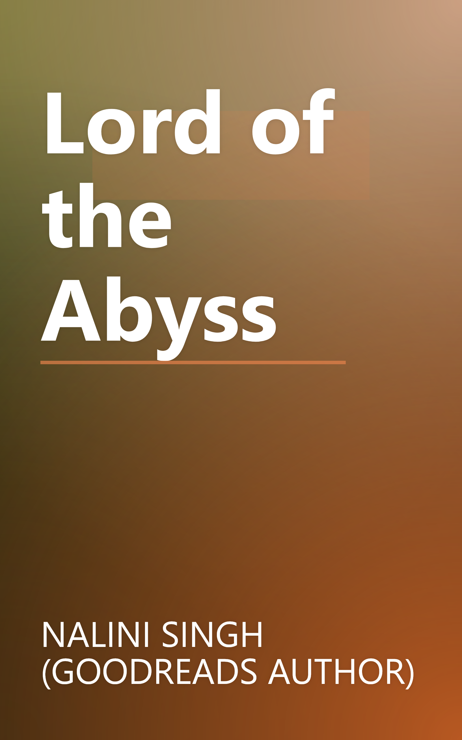 Lord of the Abyss book cover