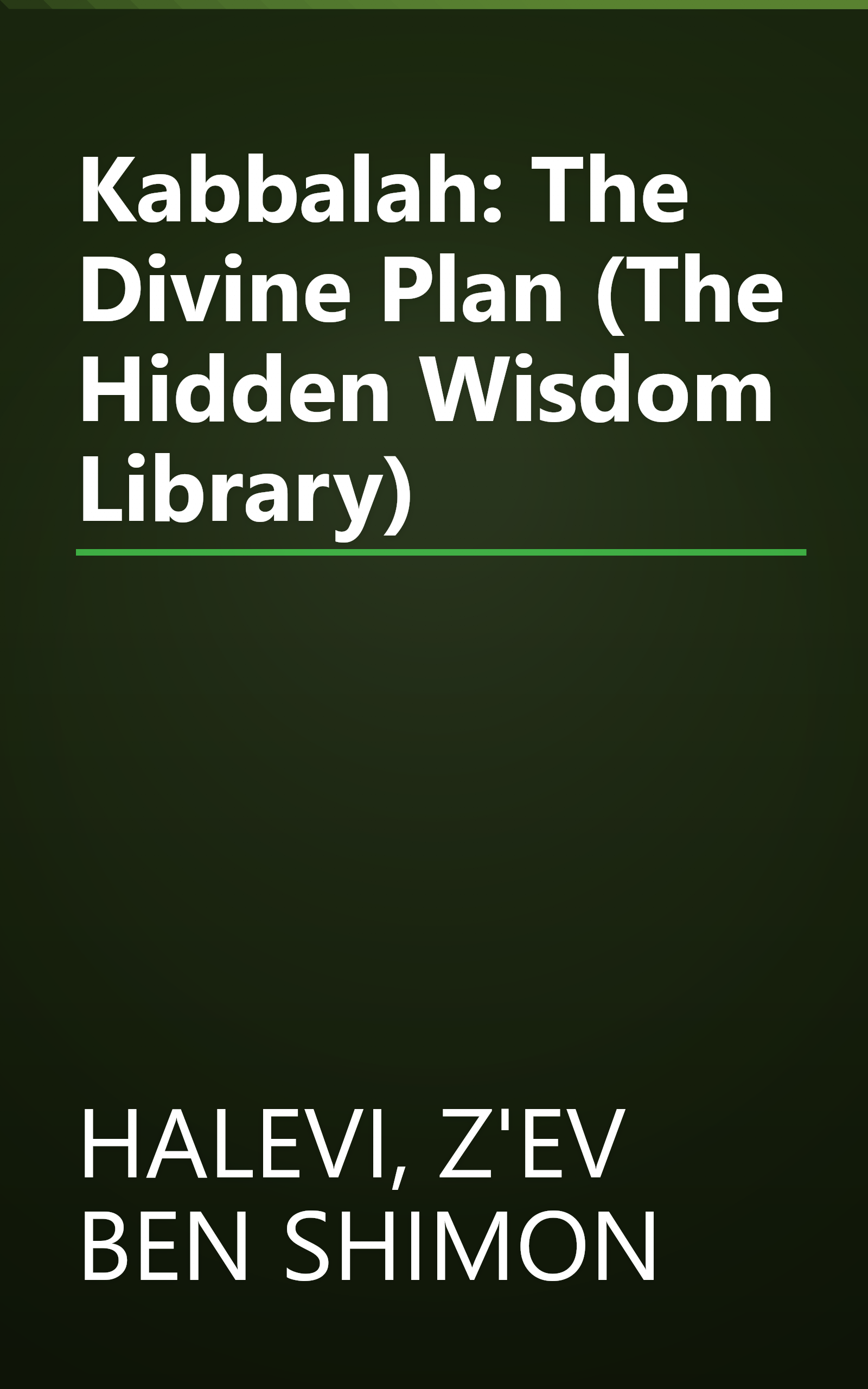 Kabbalah: The Divine Plan (The Hidden Wisdom Library) book cover