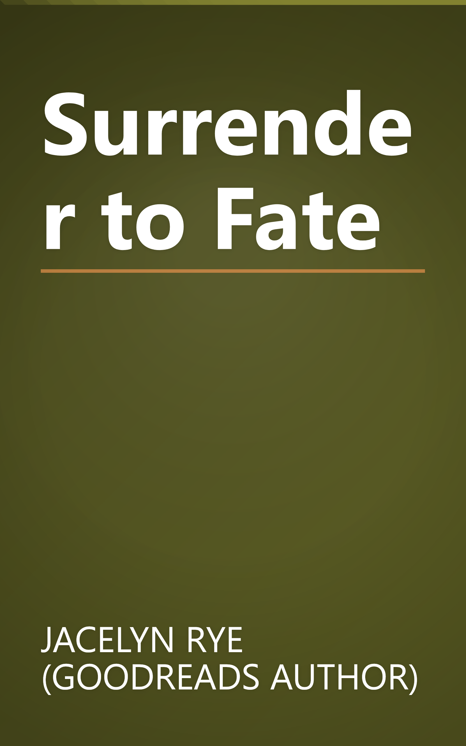 Surrender to Fate book cover