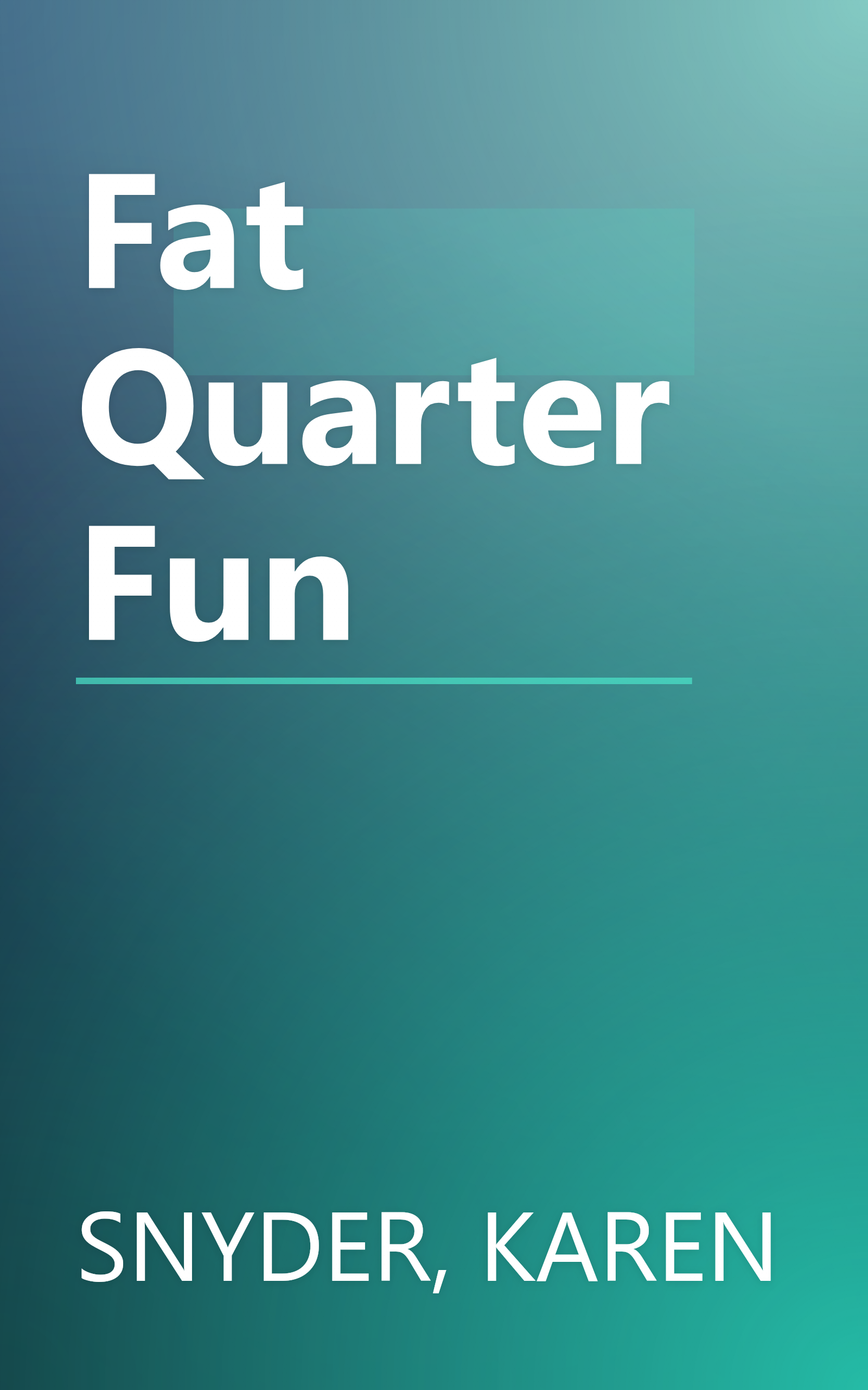 Fat Quarter Fun book cover