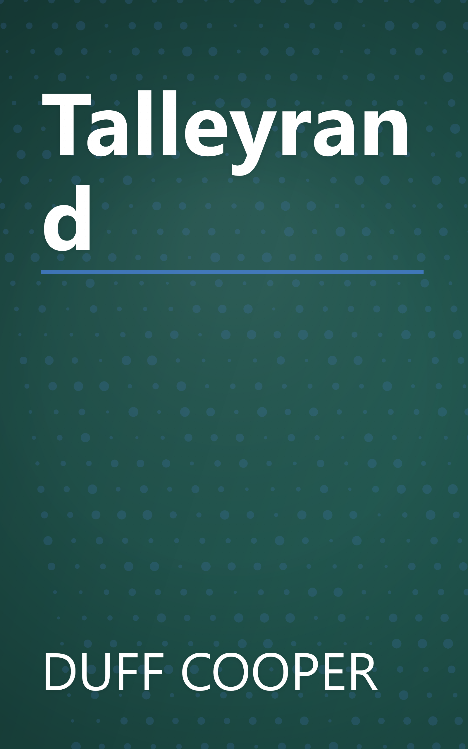 Talleyrand book cover