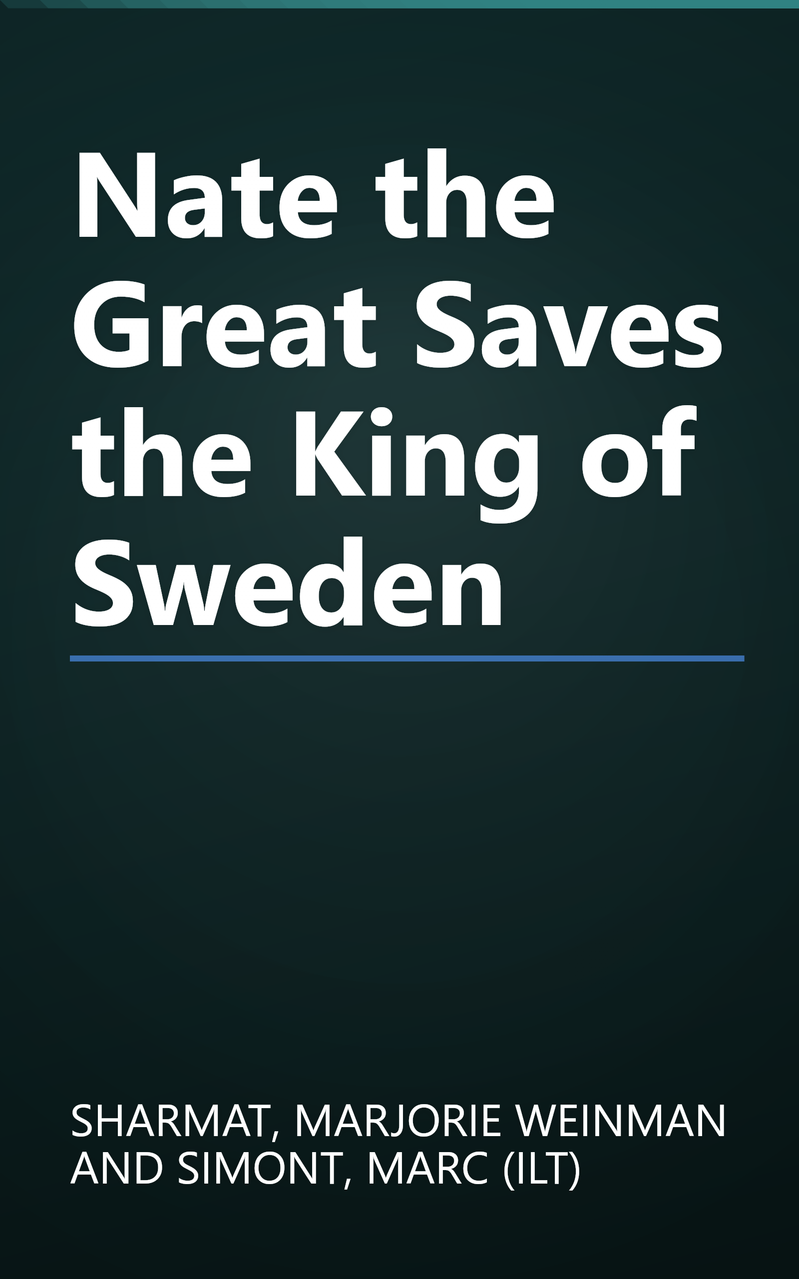 Nate the Great Saves the King of Sweden book cover