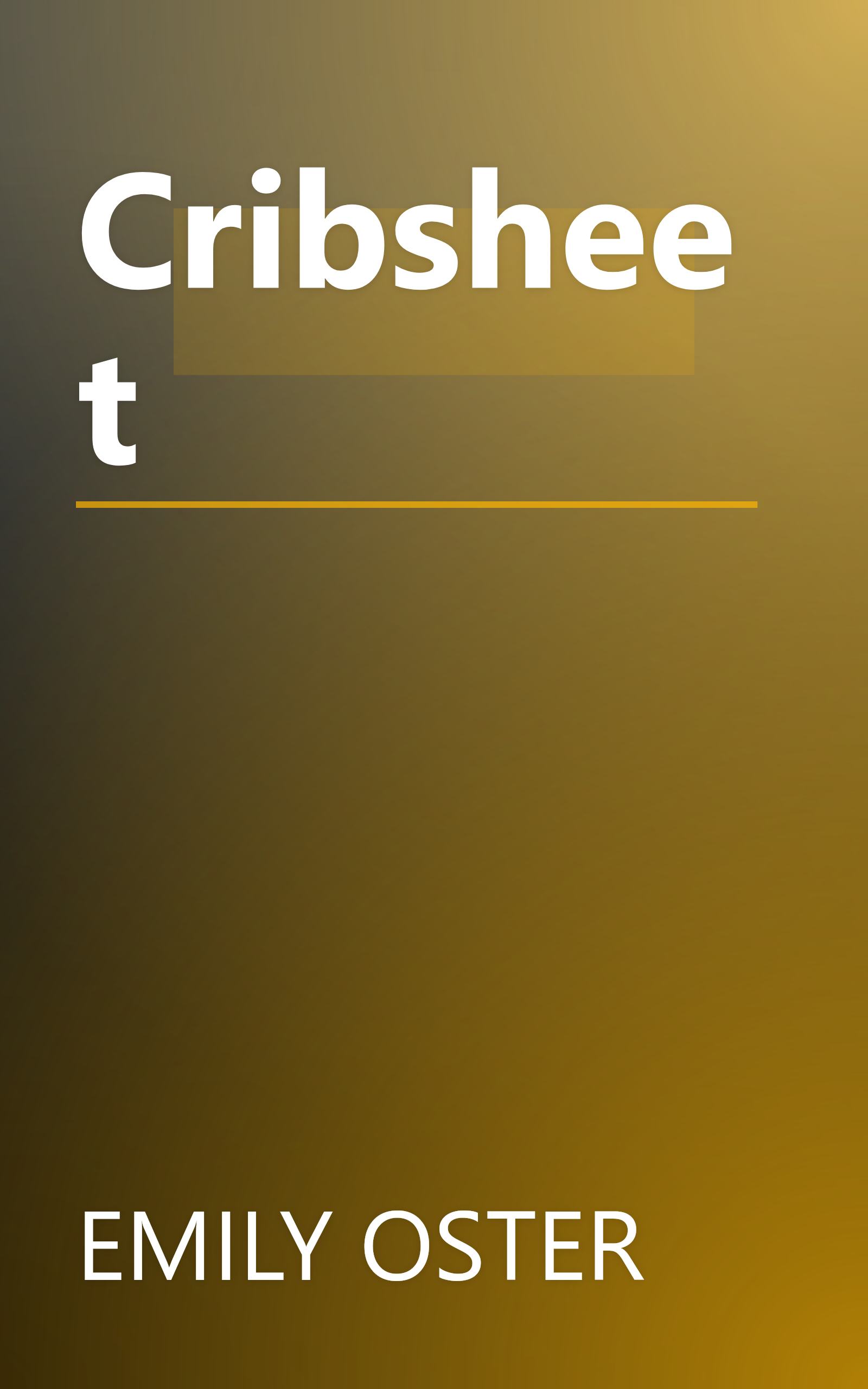 Cribsheet book cover