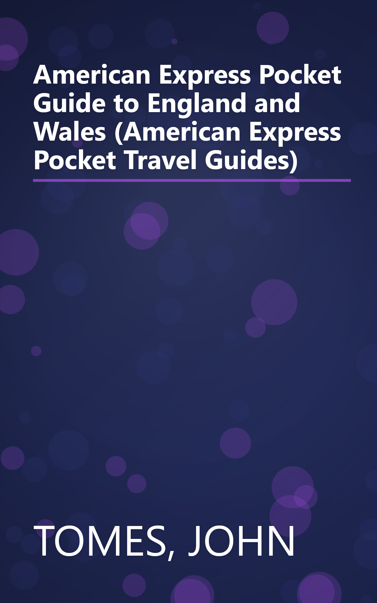 American Express Pocket Guide to England and Wales (American Express Pocket Travel Guides) book cover