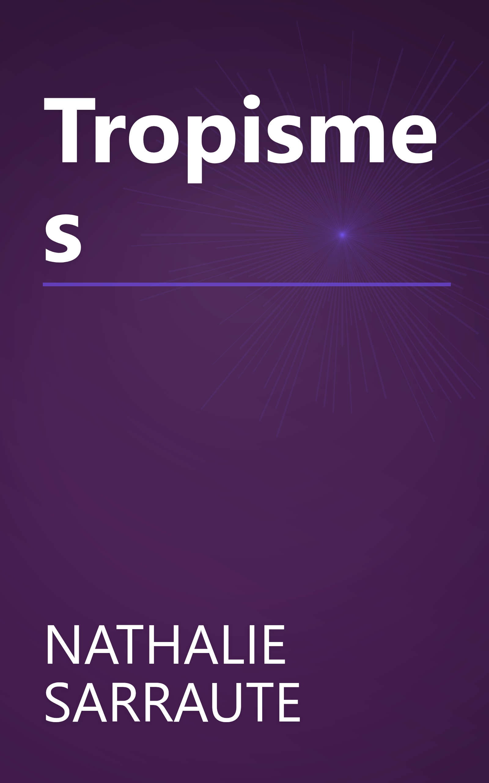 Tropismes book cover
