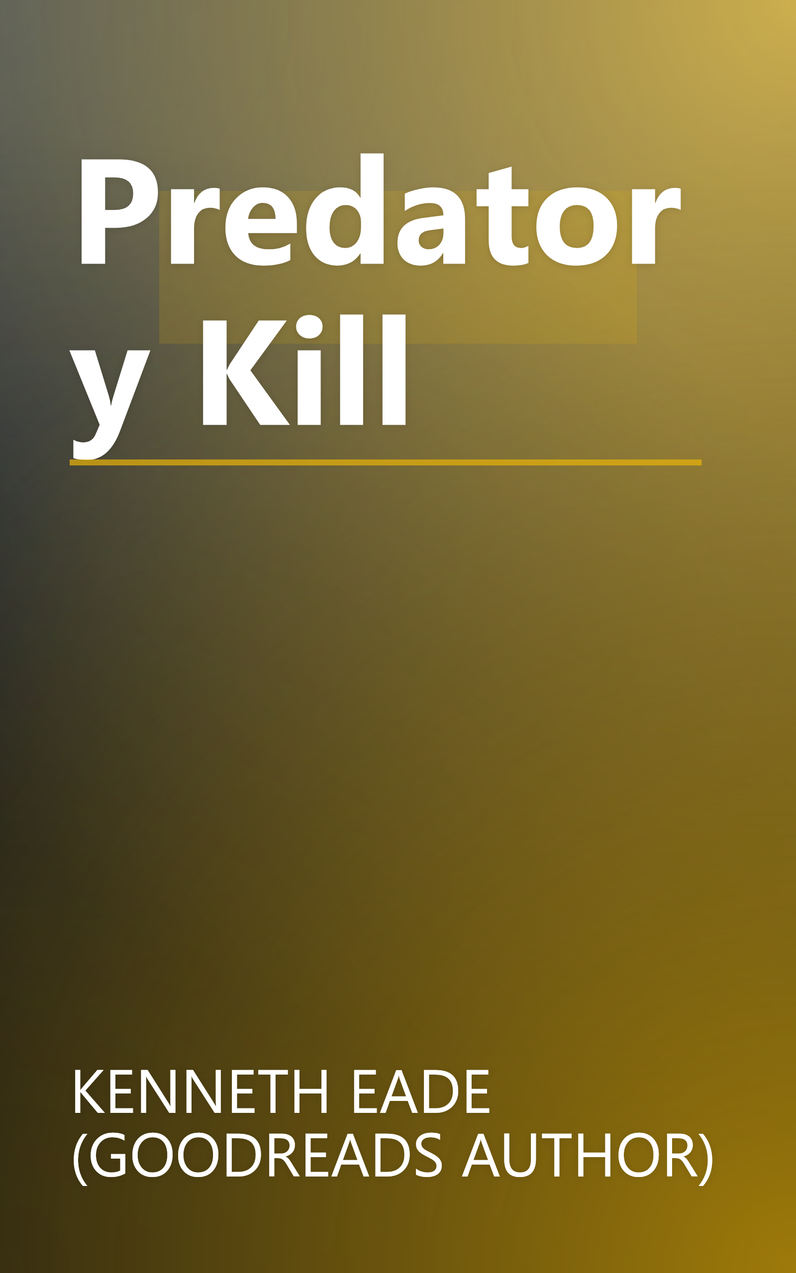 Predatory Kill book cover