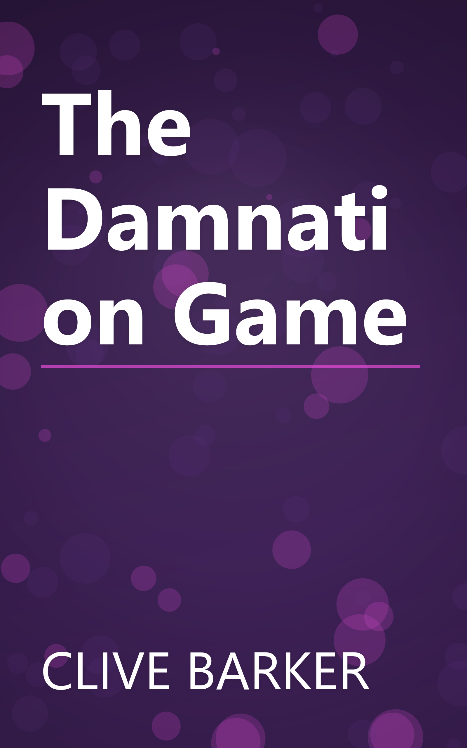 The Damnation Game book cover