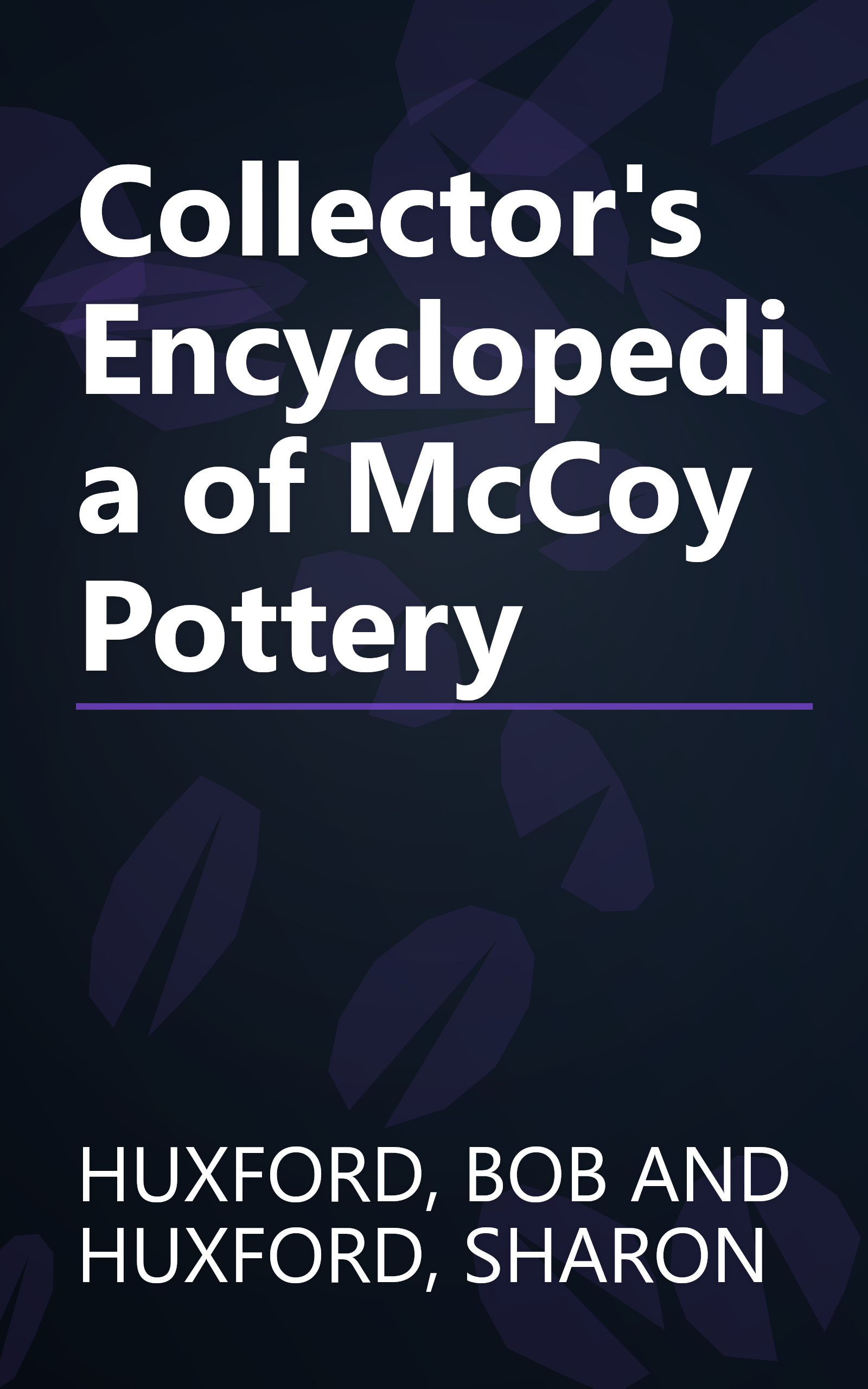 Collector's Encyclopedia of McCoy Pottery book cover