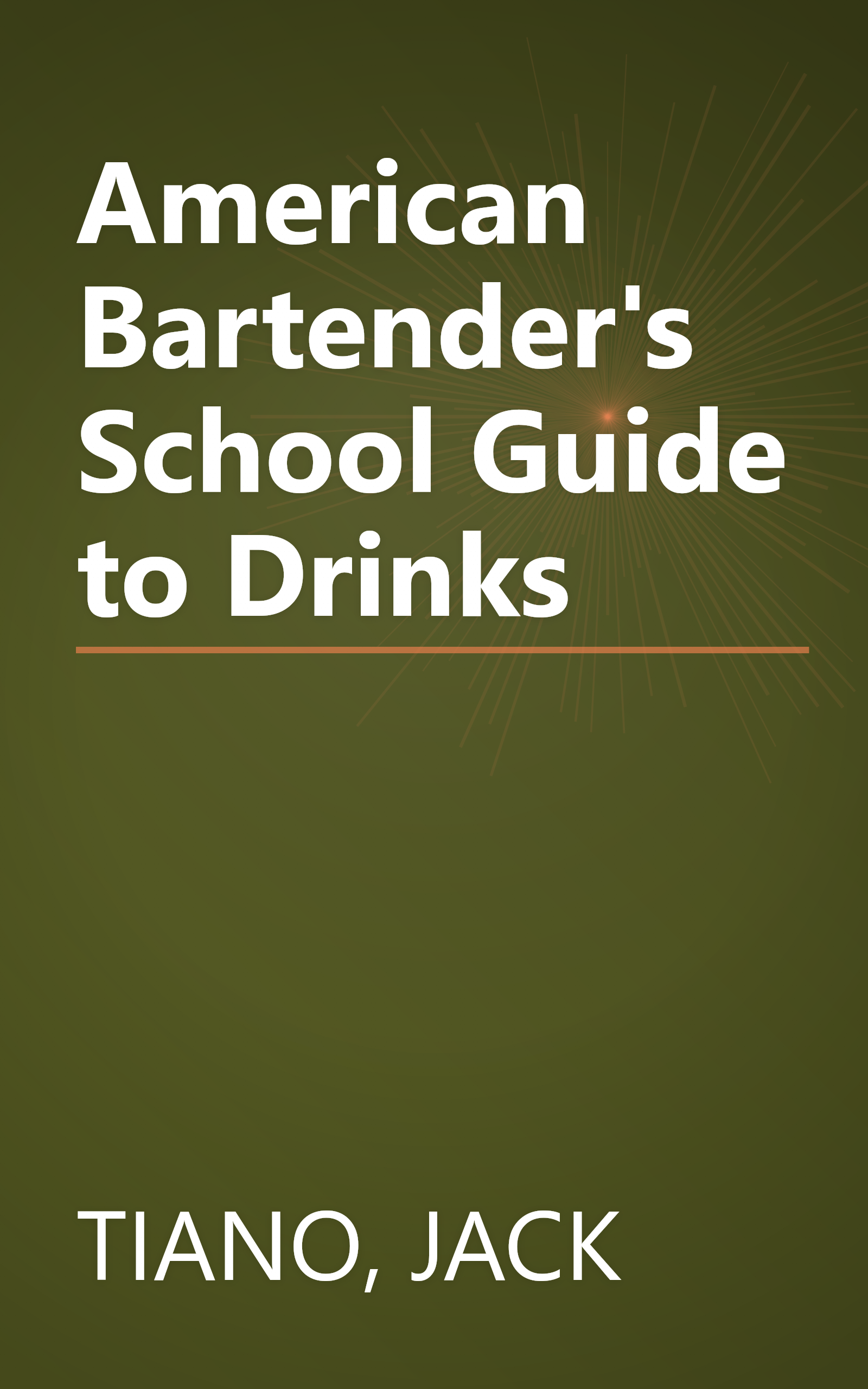 American Bartender's School Guide to Drinks book cover