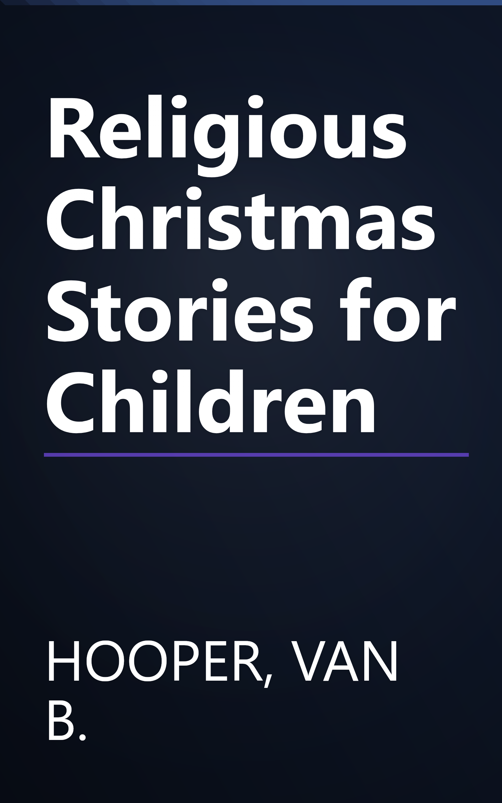 Religious Christmas Stories for Children book cover