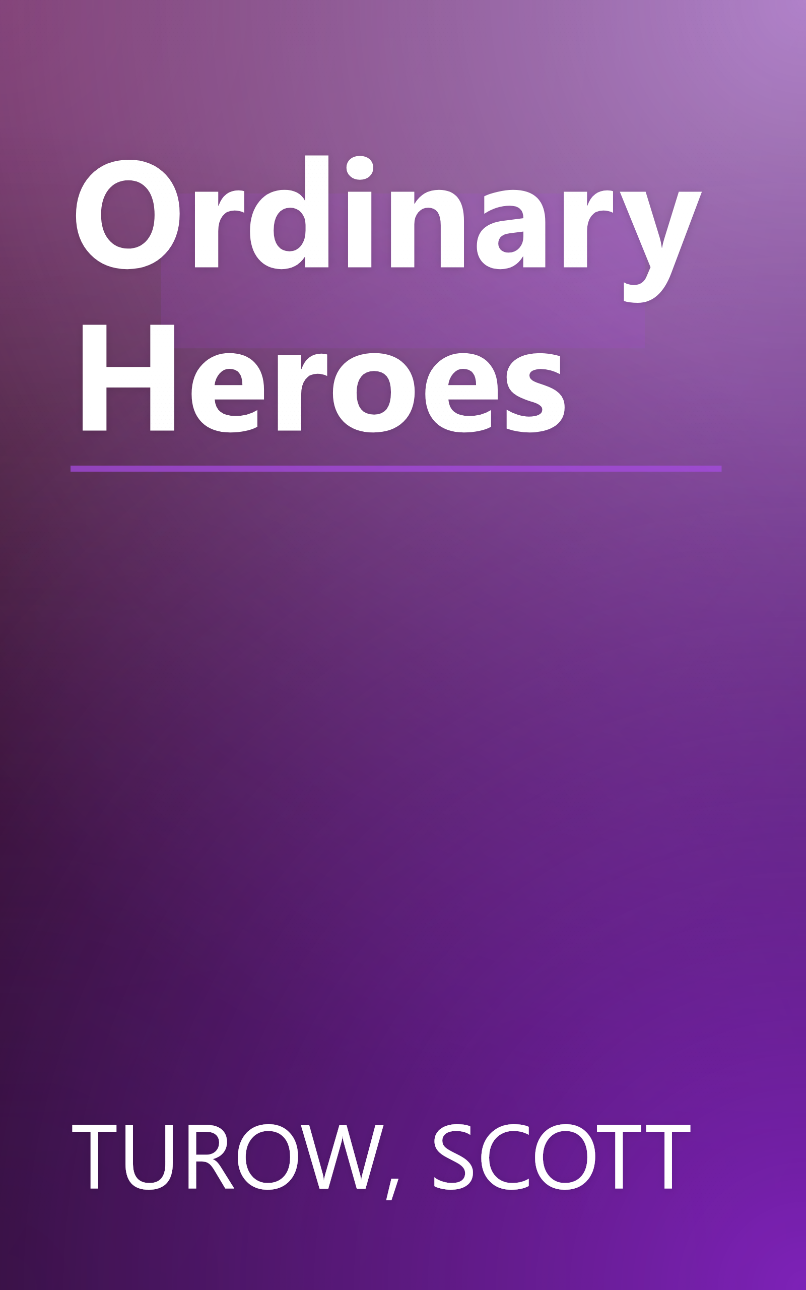 Ordinary Heroes book cover