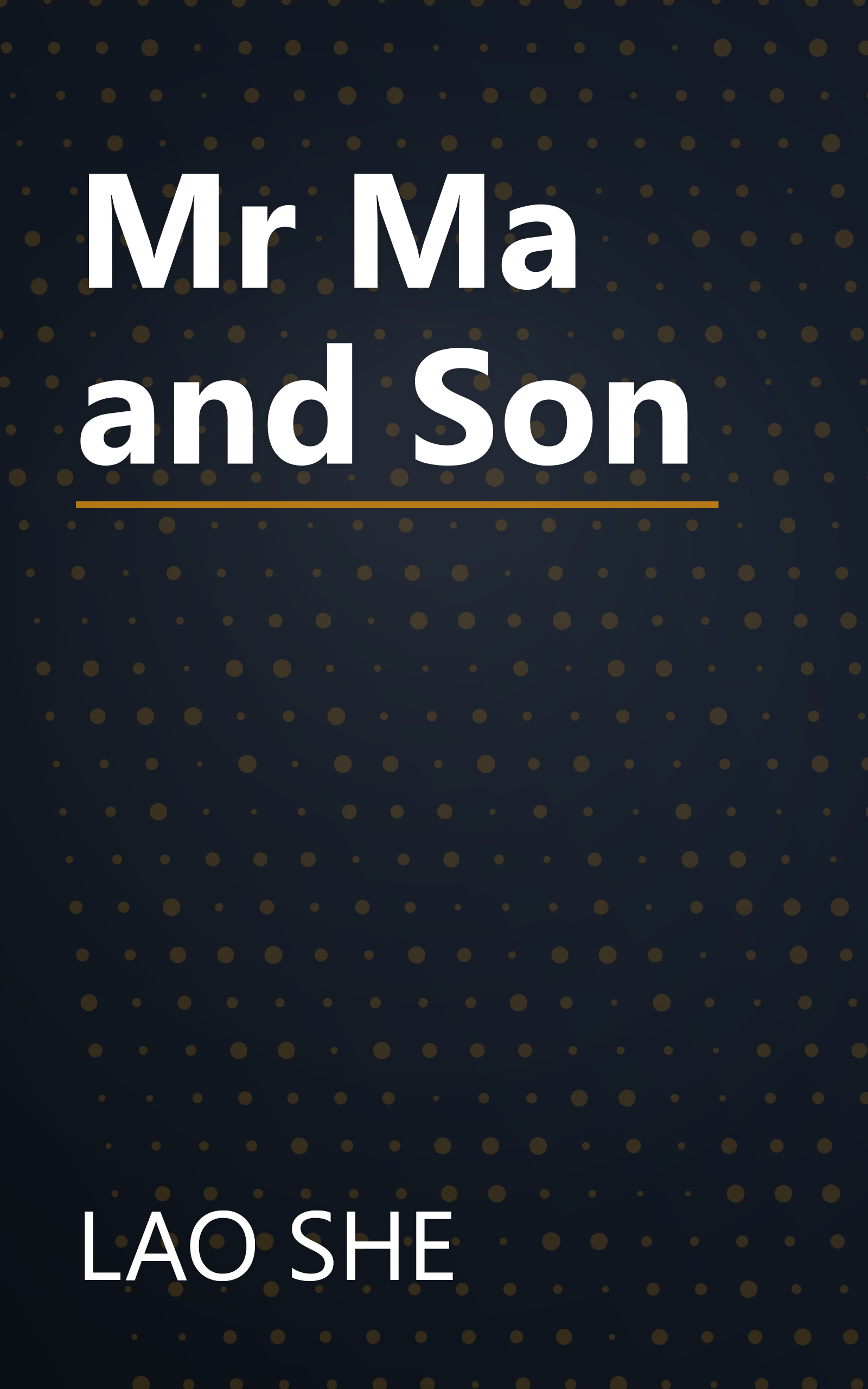 Mr Ma and Son book cover