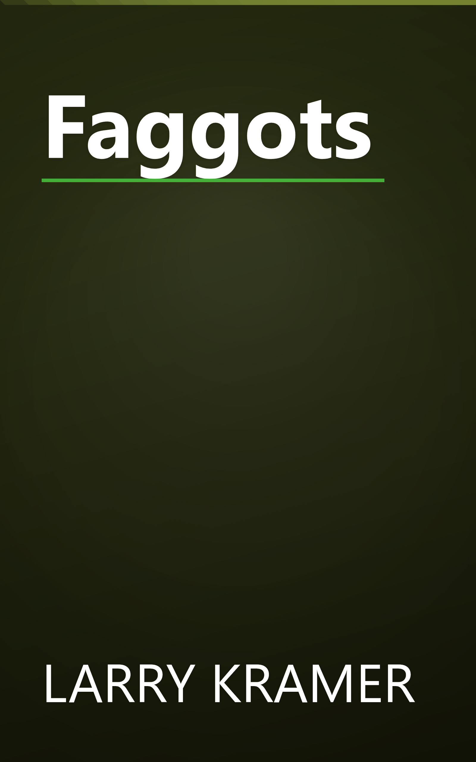 Faggots book cover
