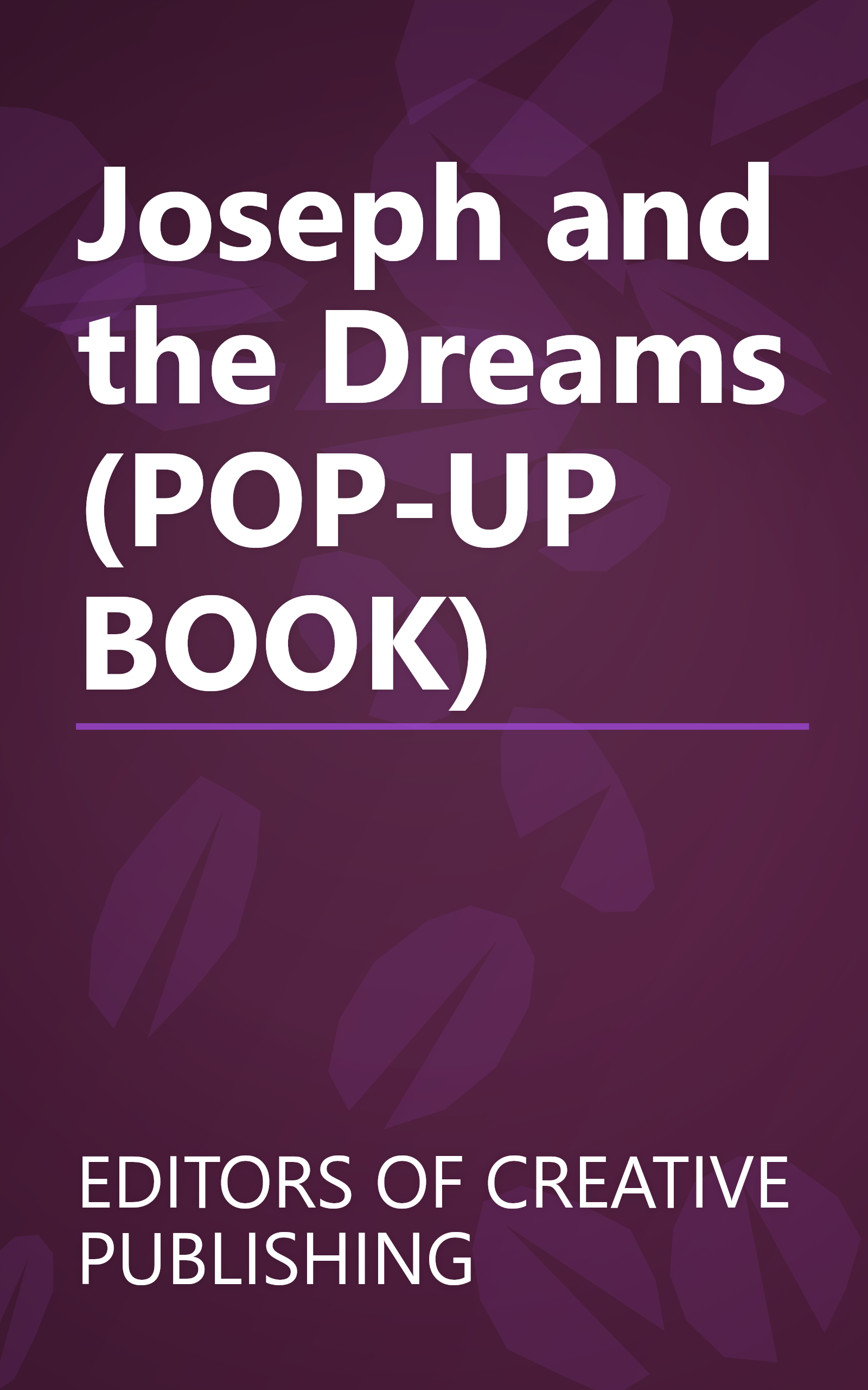 Joseph and the Dreams (POP-UP BOOK) book cover
