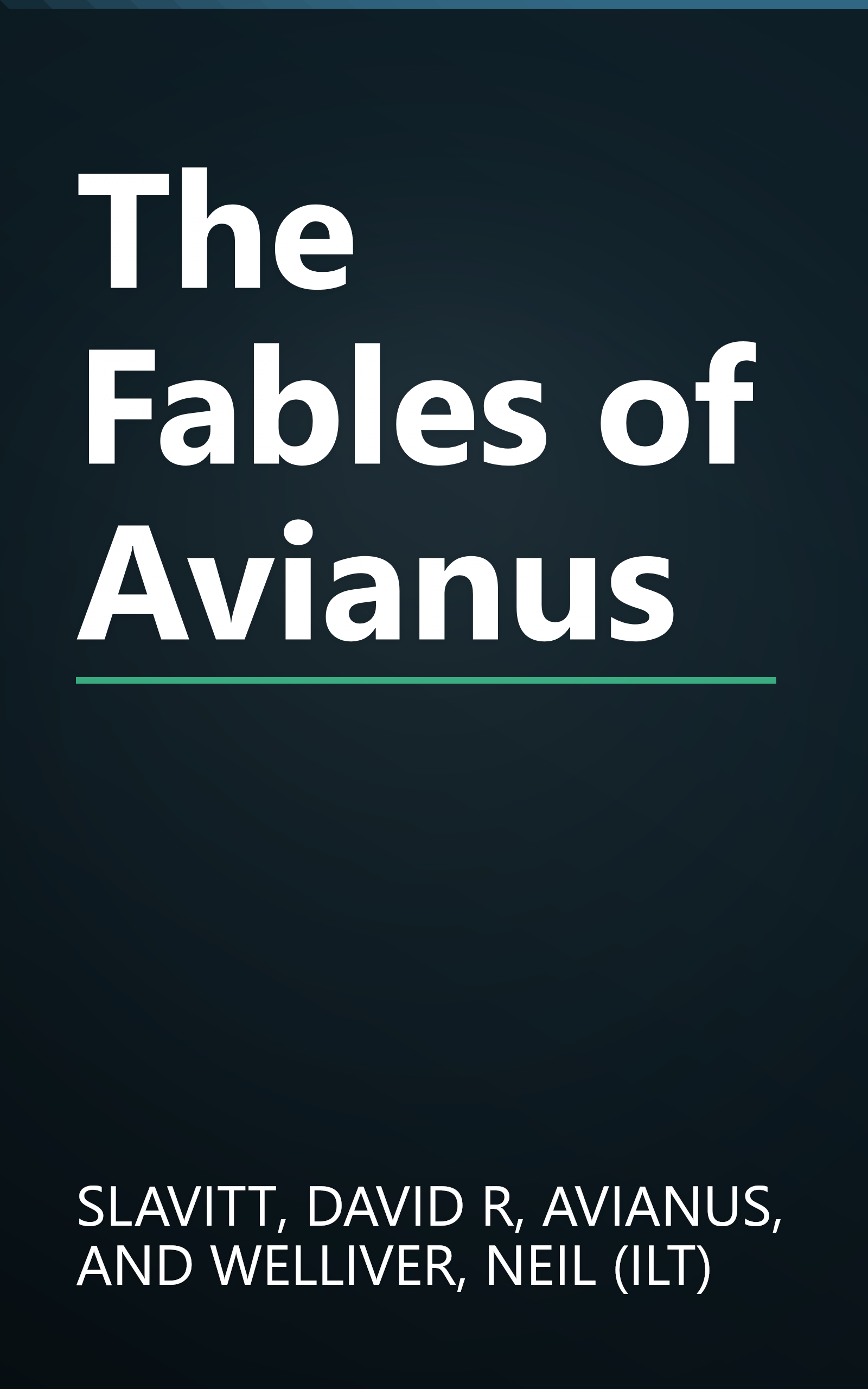 The Fables of Avianus book cover