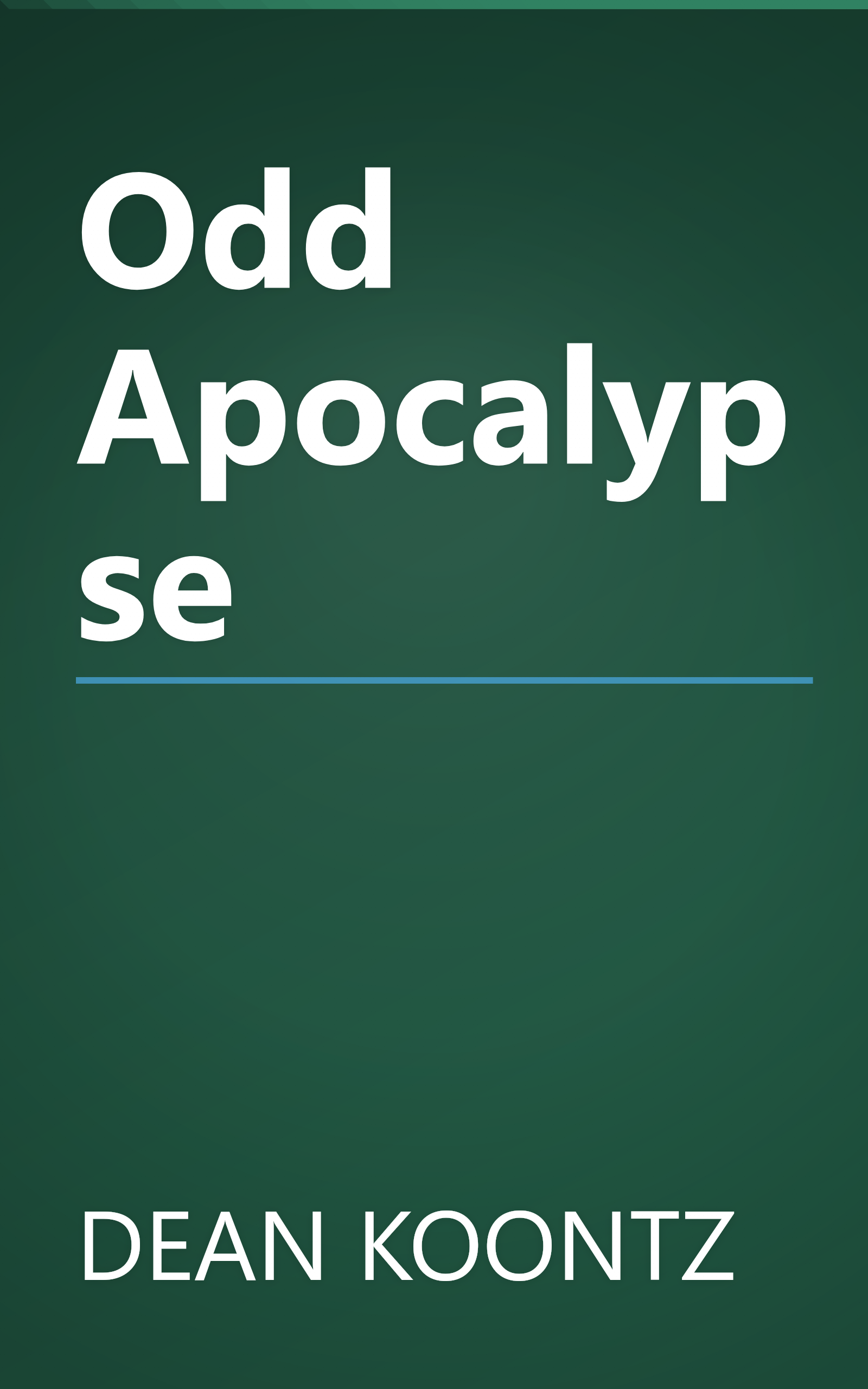 Odd Apocalypse book cover