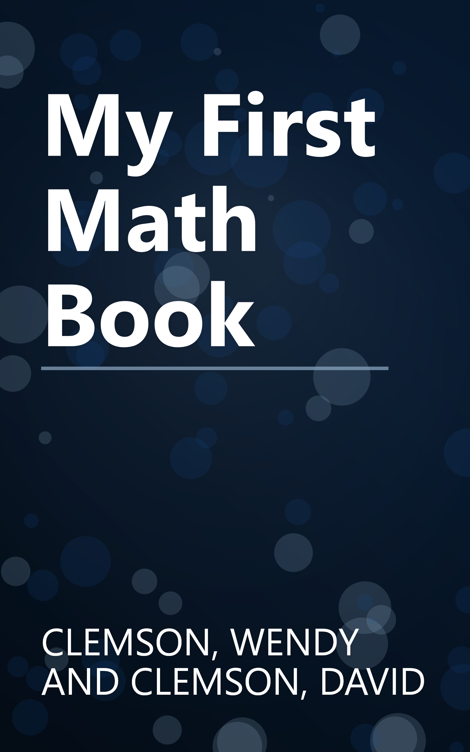 My First Math Book book cover