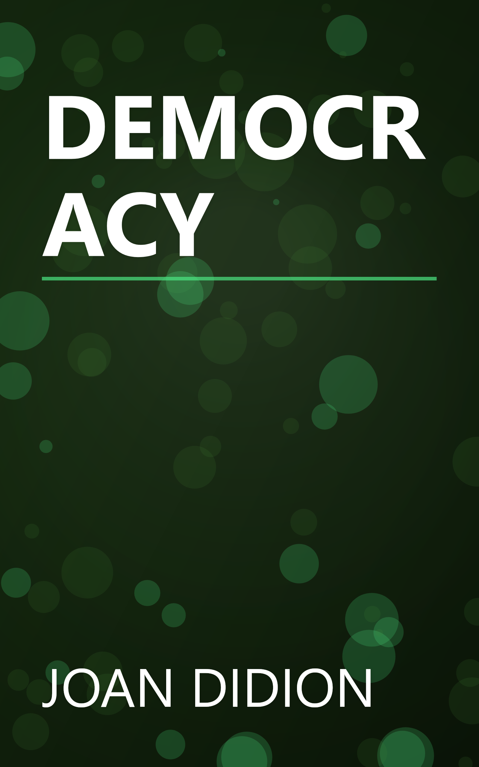DEMOCRACY book cover