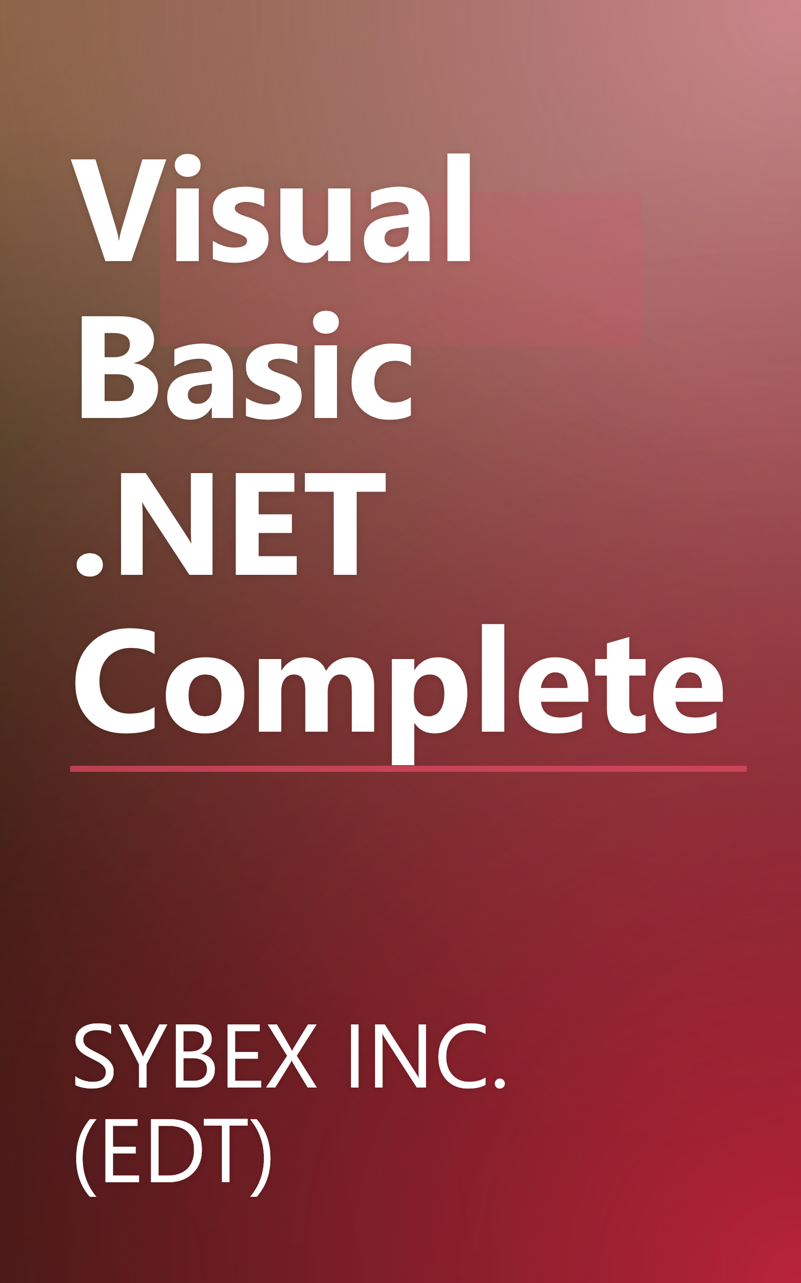 Visual Basic .NET Complete book cover