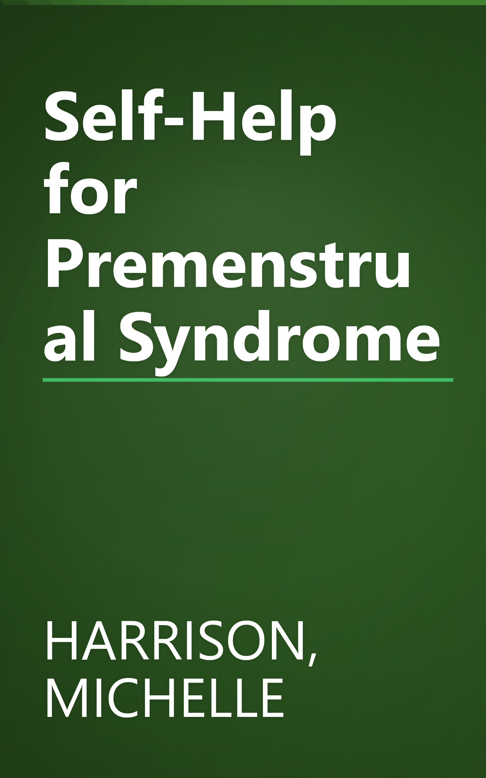 Self-Help for Premenstrual Syndrome book cover