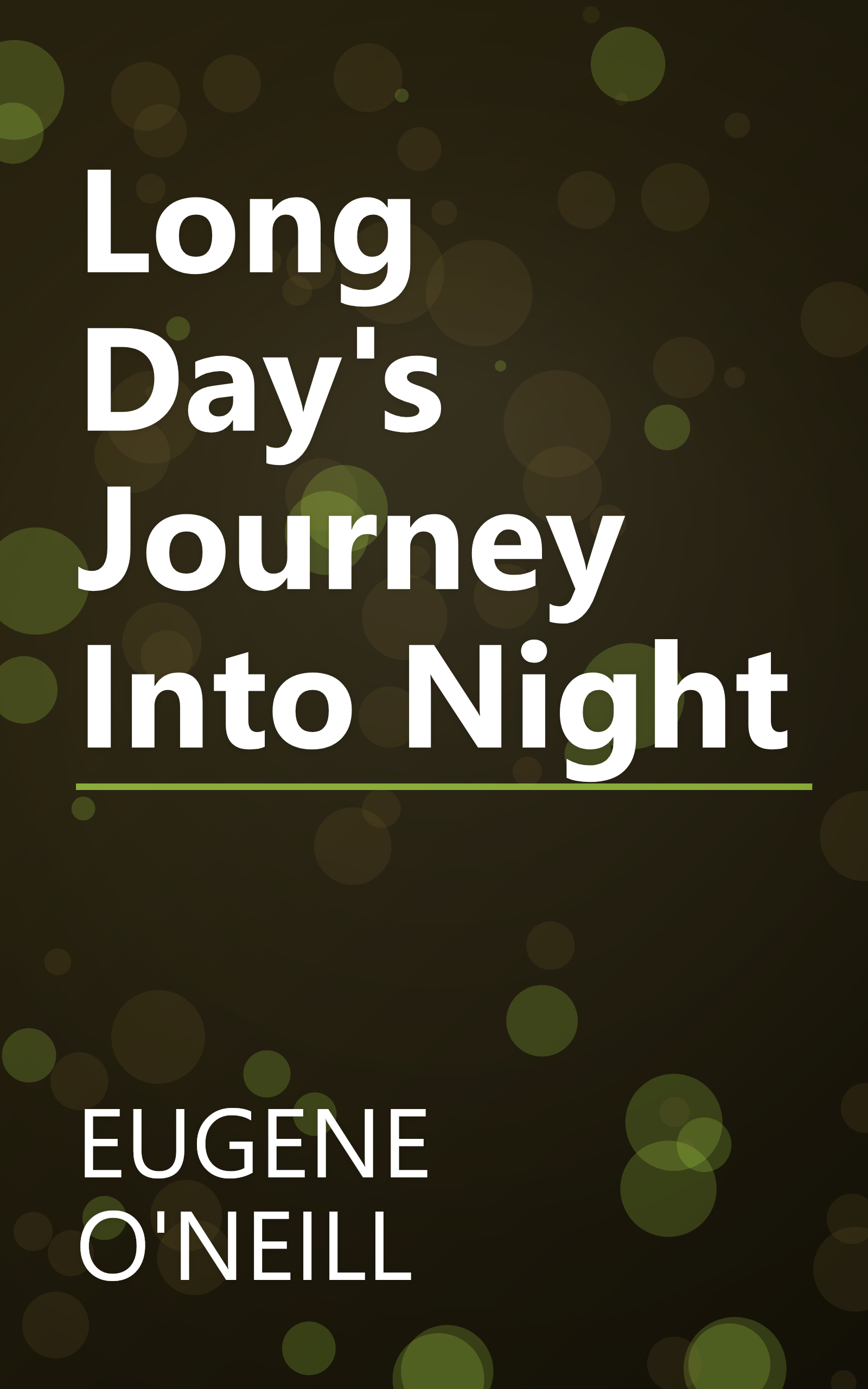 Long Day's Journey Into Night book cover