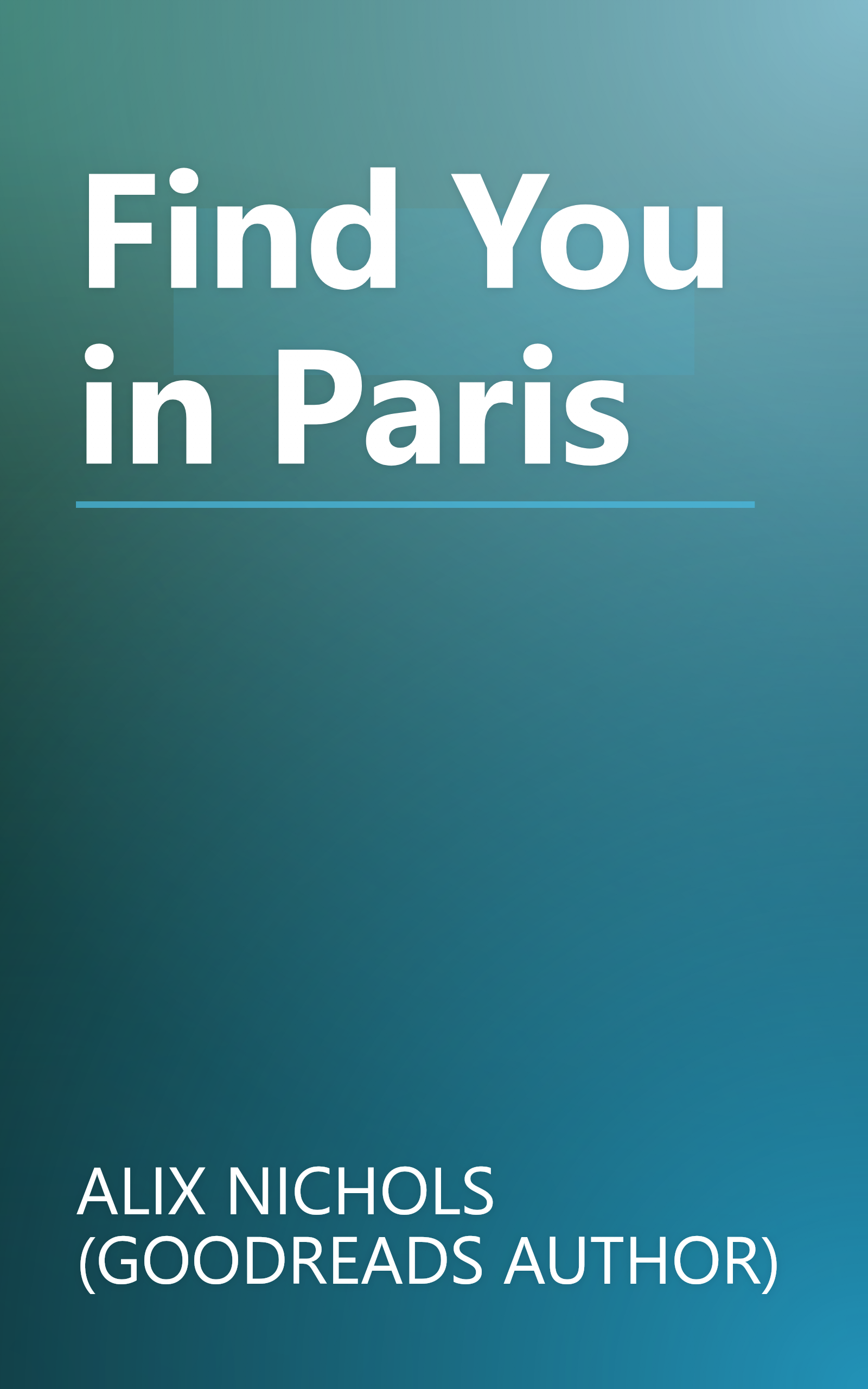 Find You in Paris book cover