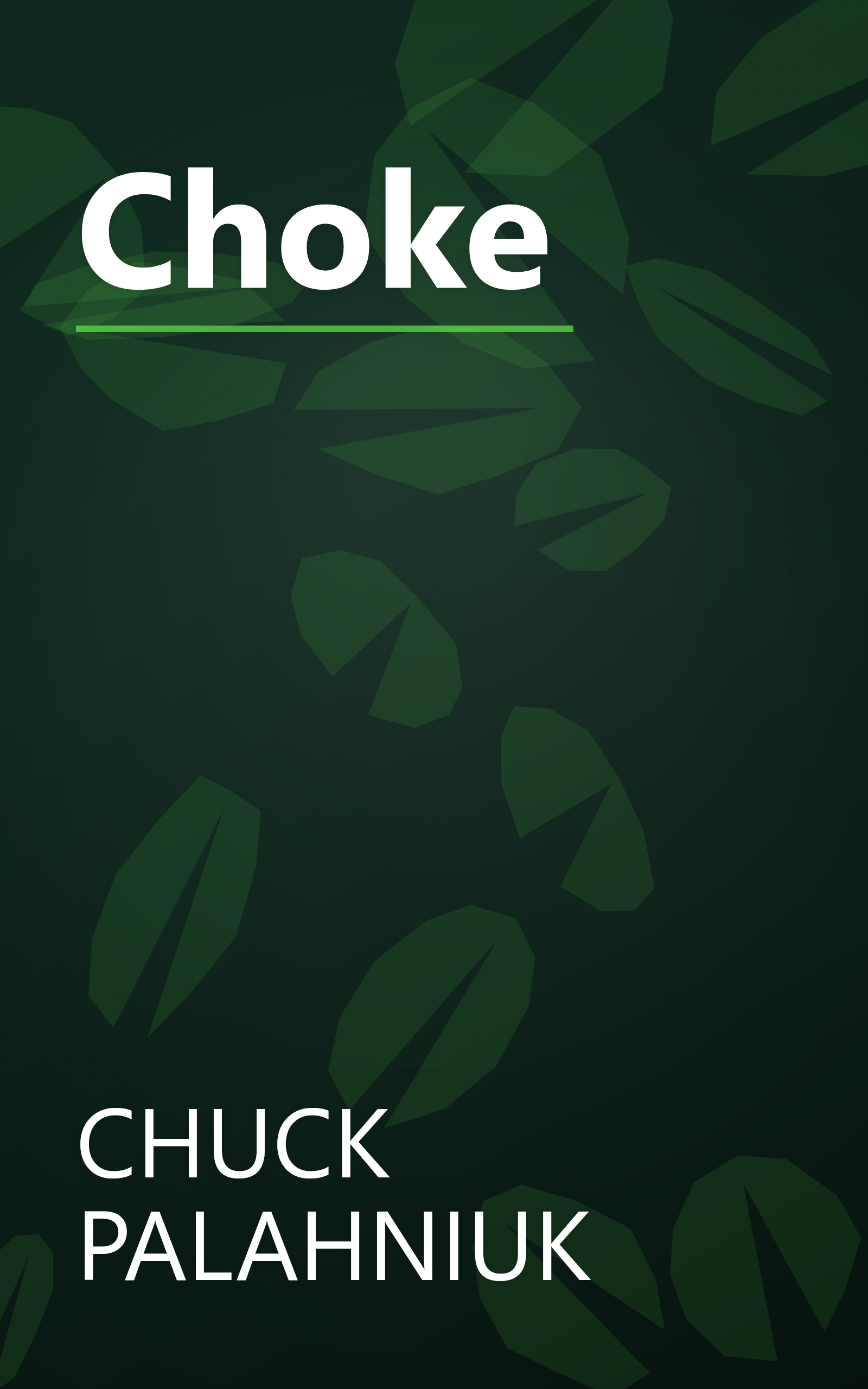 Choke book cover