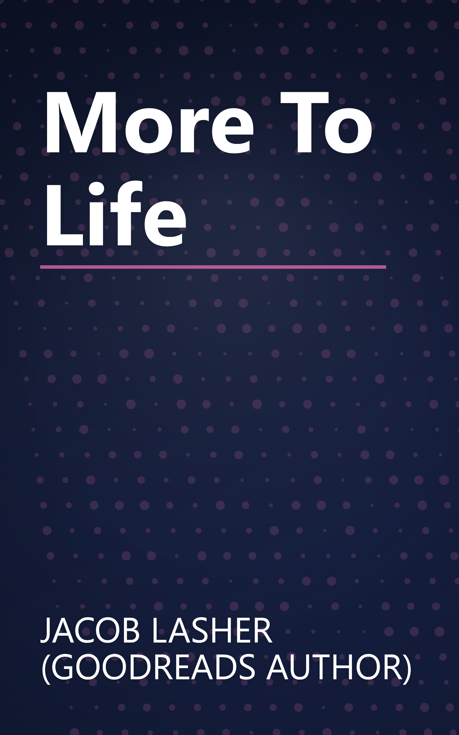 More To Life book cover