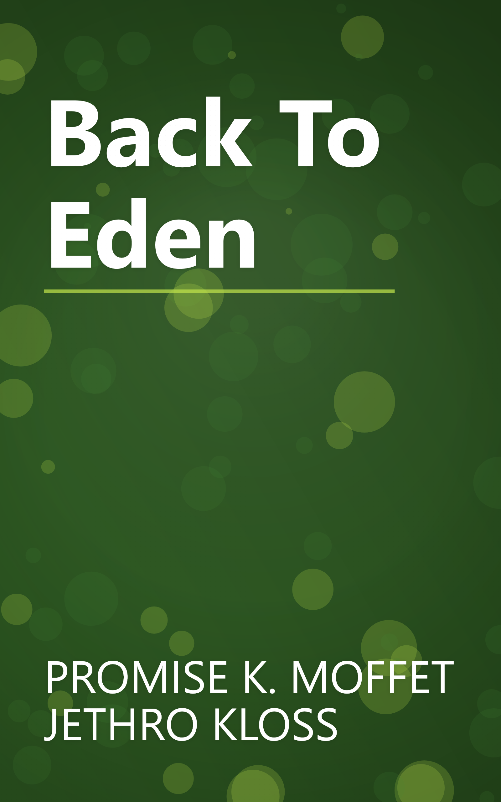 Back To Eden book cover