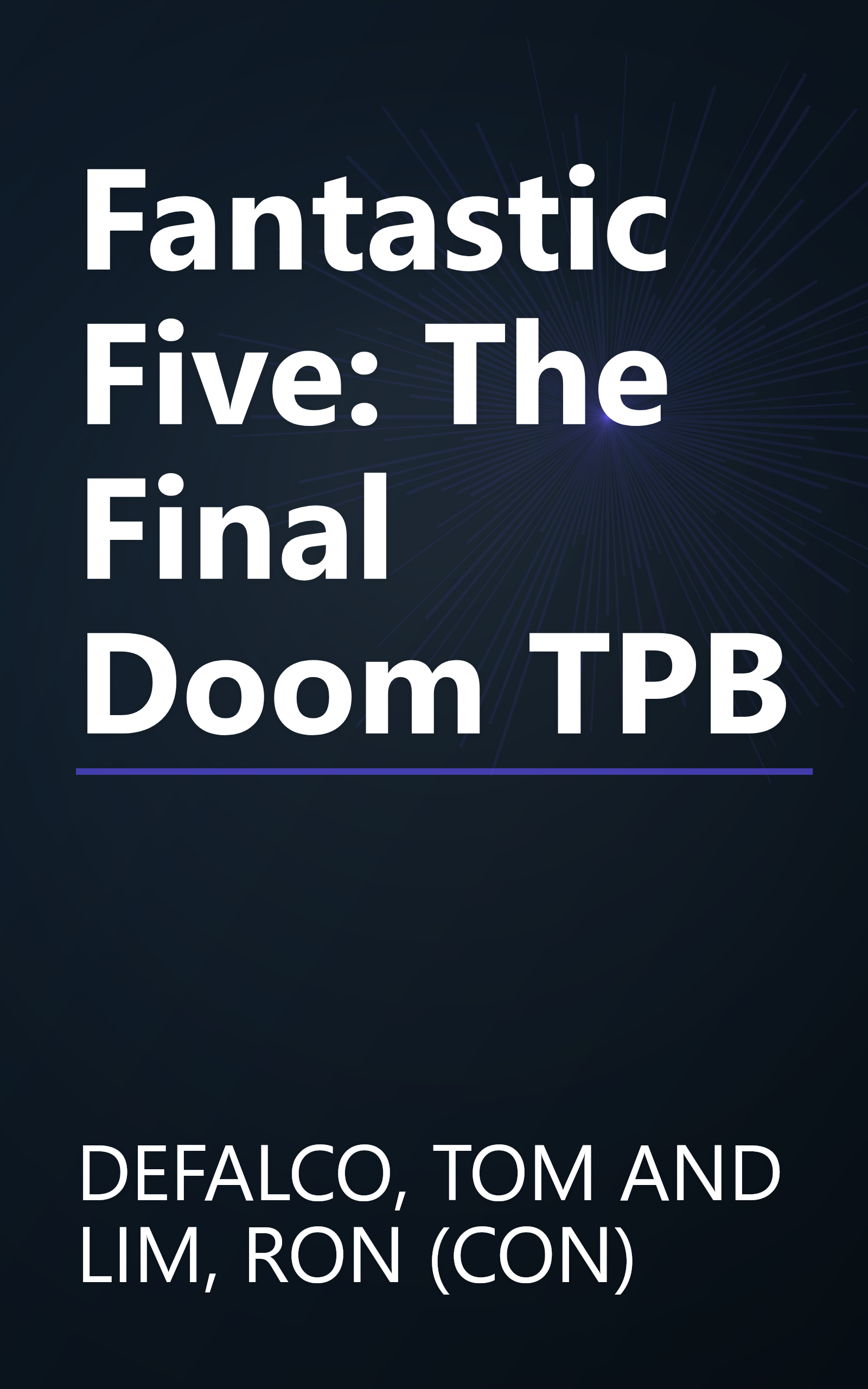 Fantastic Five: The Final Doom TPB book cover