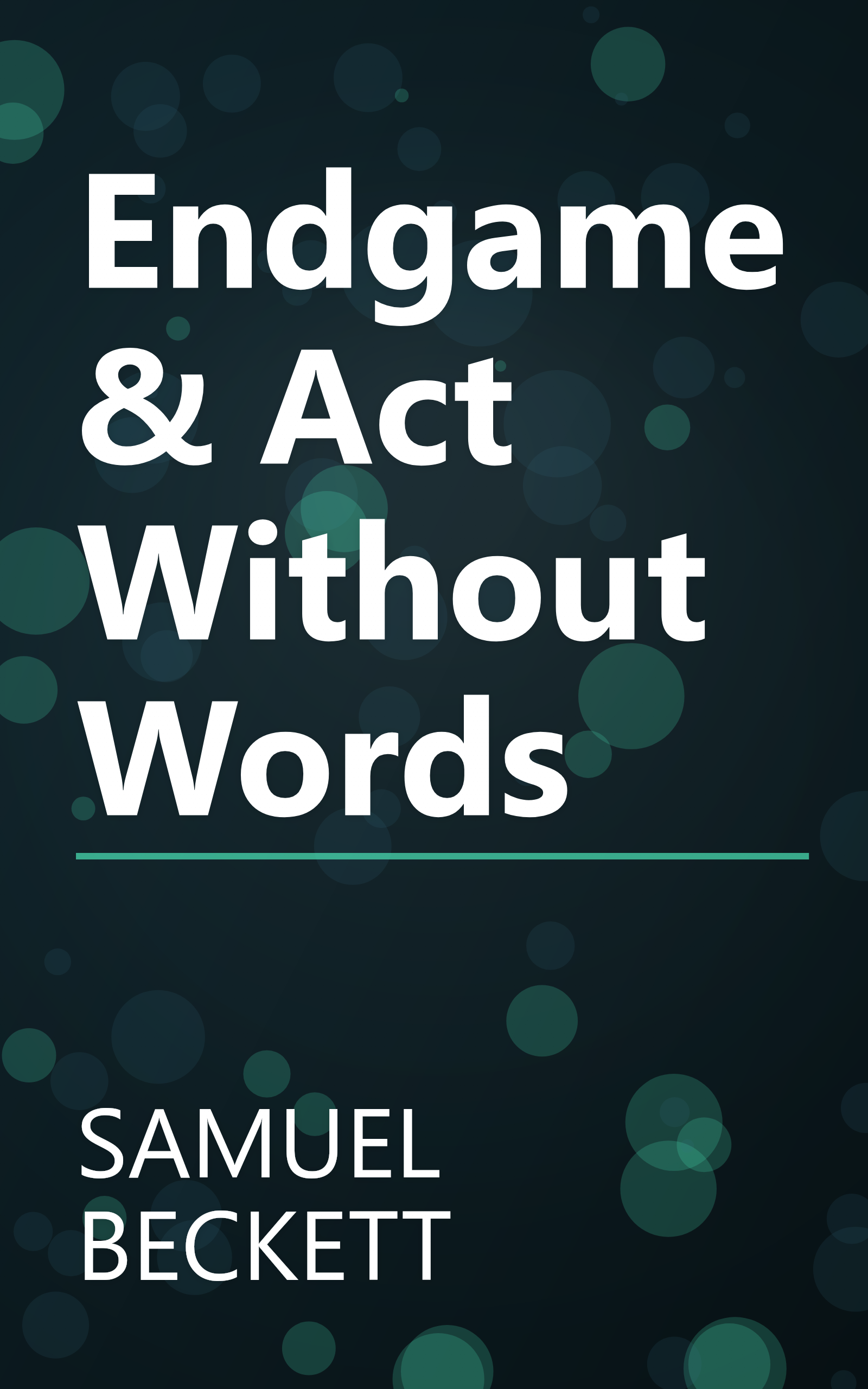 Endgame & Act Without Words book cover