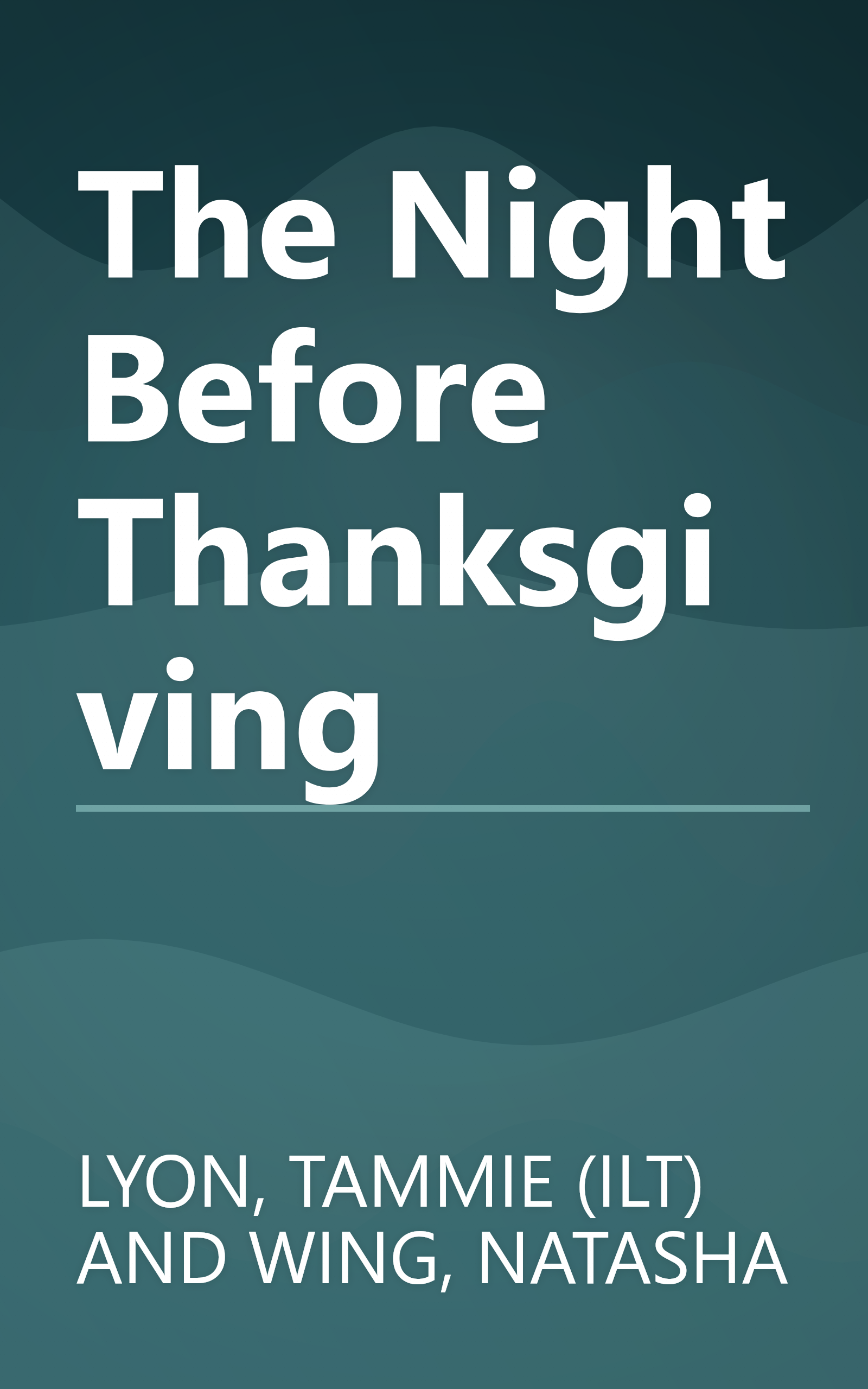The Night Before Thanksgiving book cover