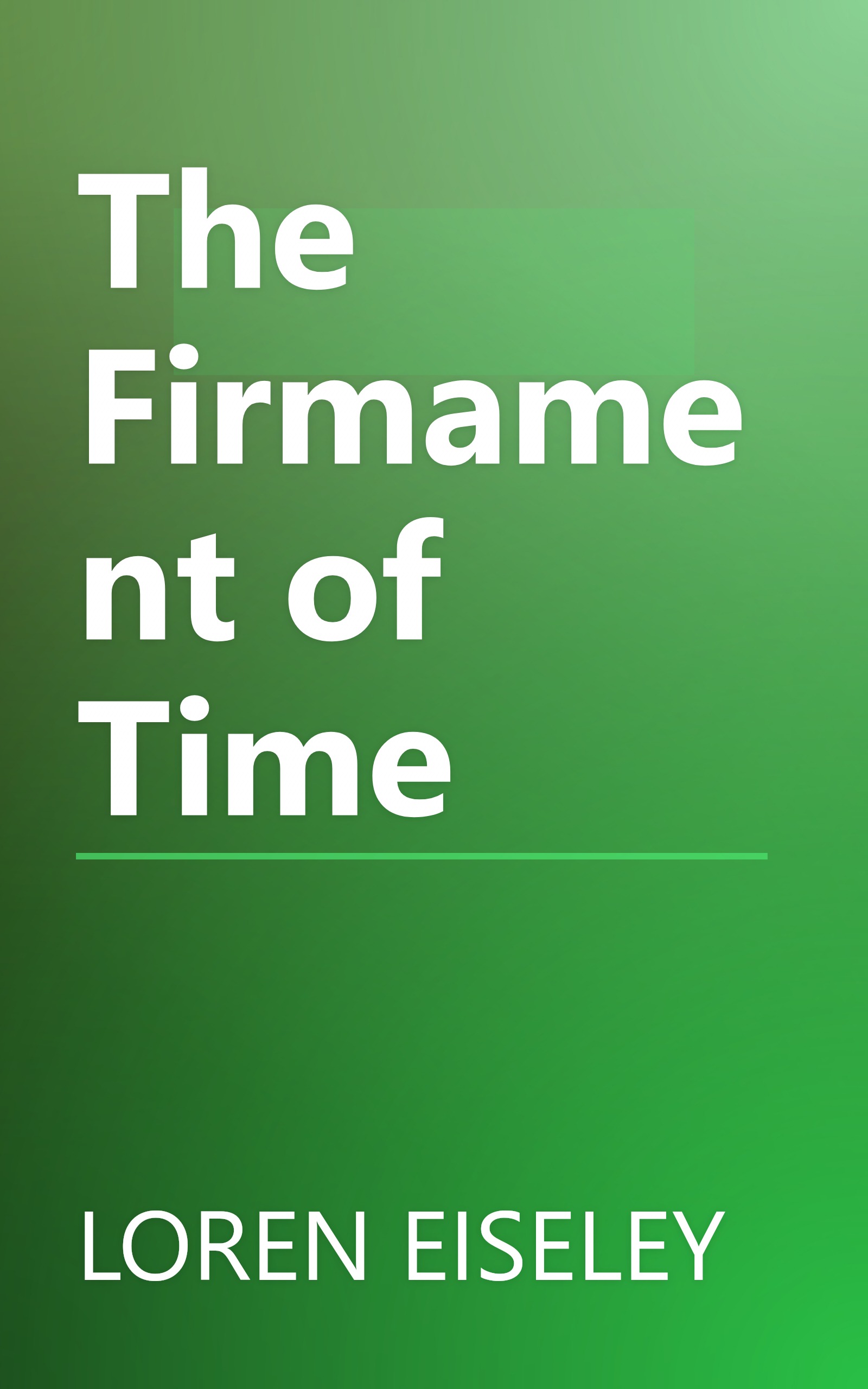 The Firmament of Time book cover